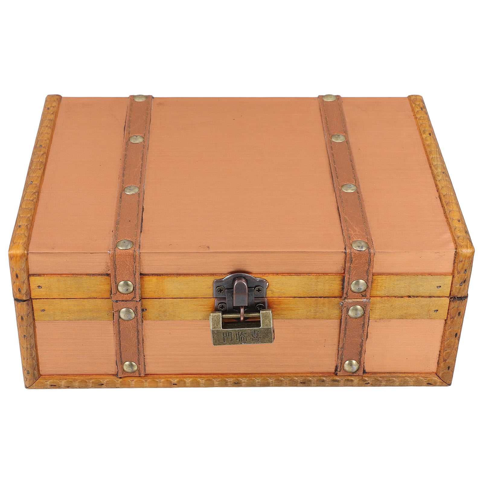 MLINS Wooden Chest Boxes for Storage Dinosaur Pencil Case Decor Toys ...