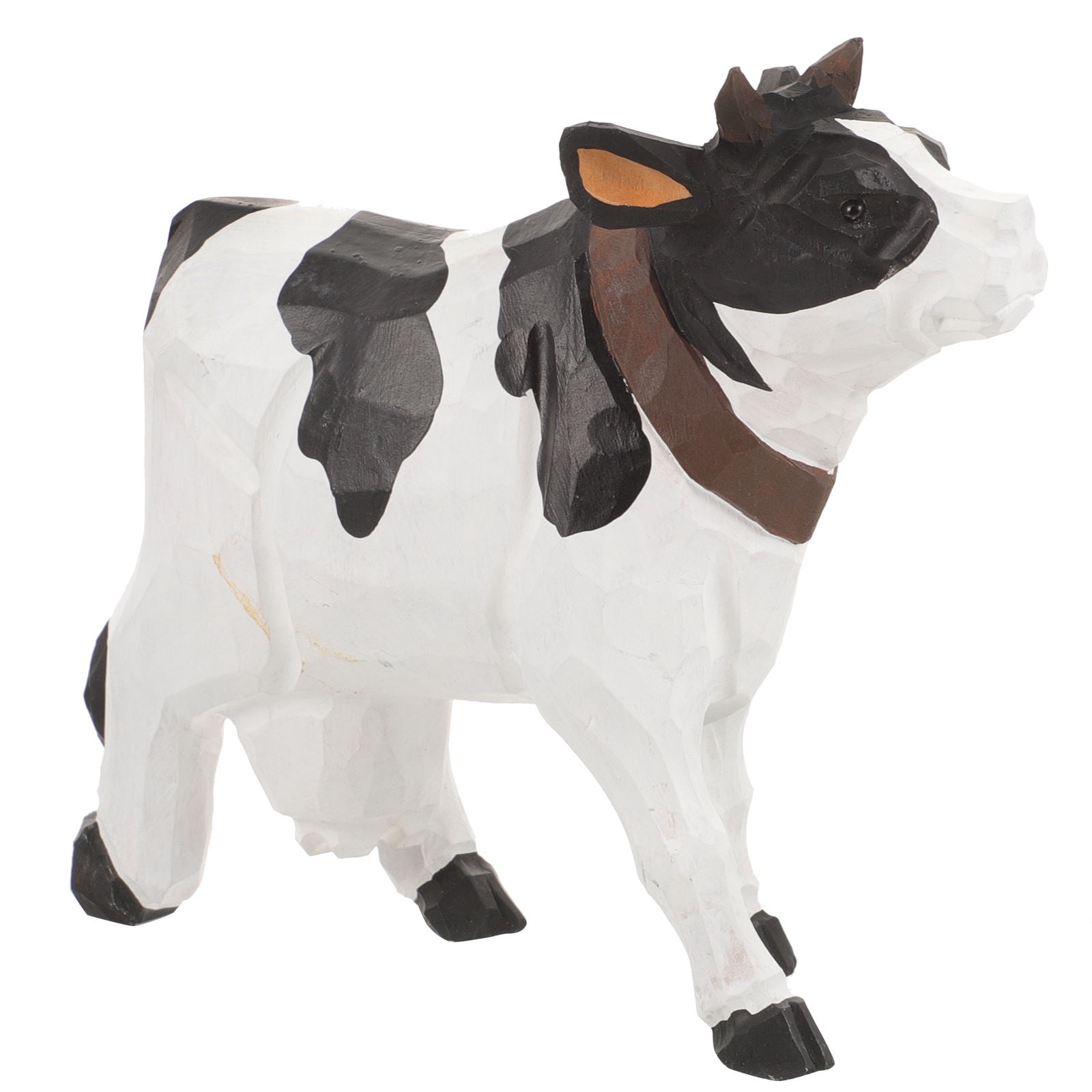 MLINS Wooden Cow Figurine for Decor Assorted Color Creative Cartoon ...