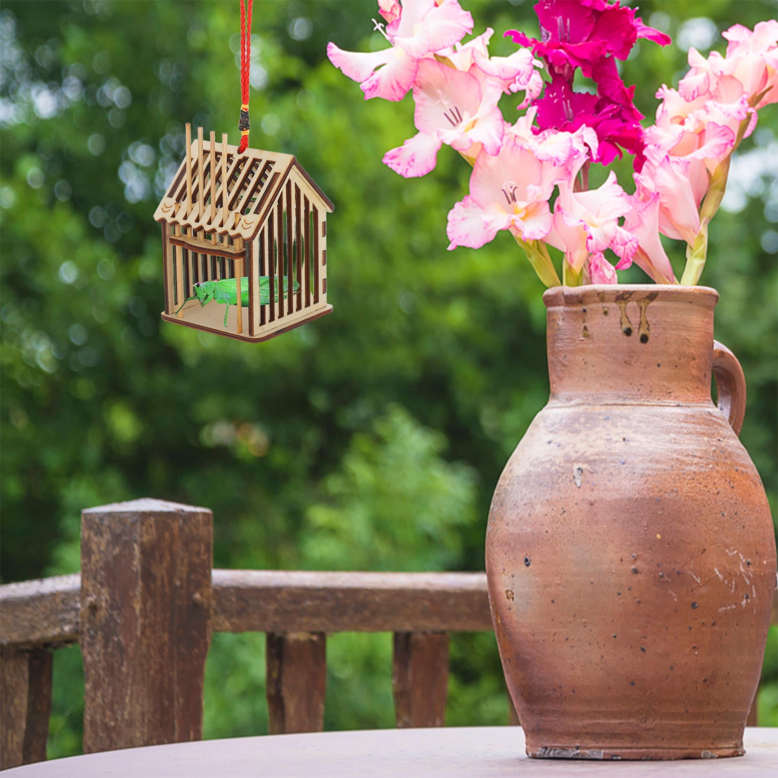 MLINS Wooden Cricket Cage For Wild Cricket Breeding Portable Habitat ...