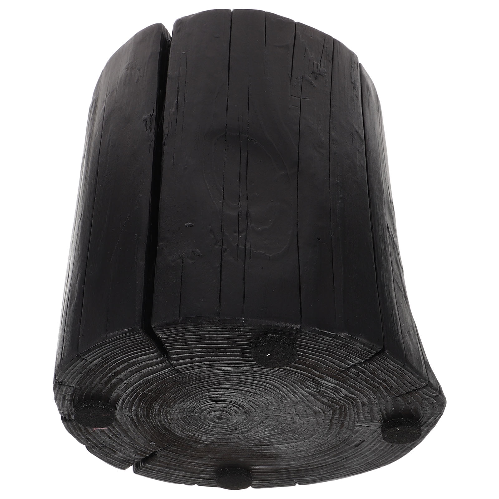 MLINS Wooden Display Pedestal Tree Stump Stool Natural Wood Stool For ...