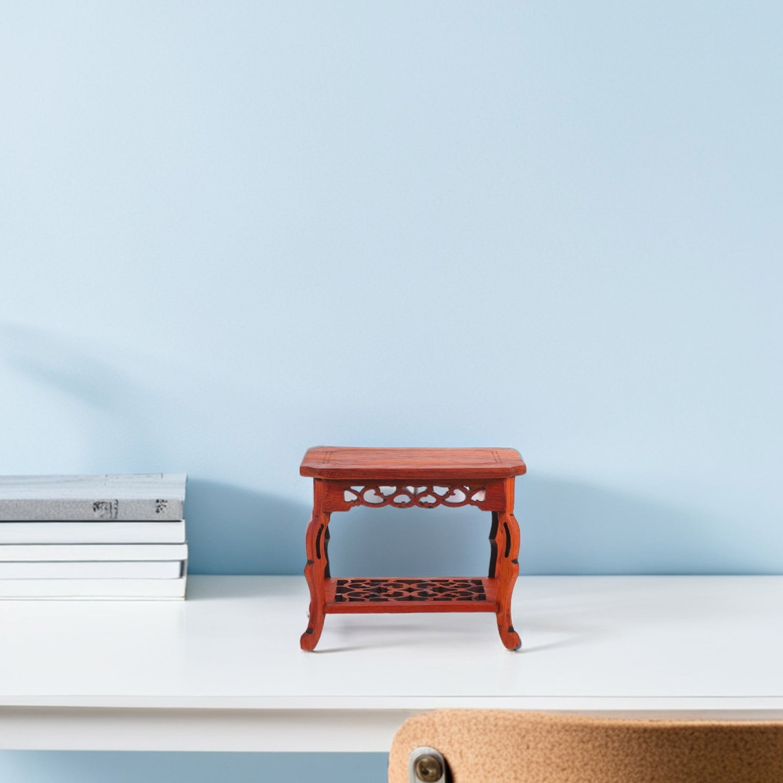 MLINS Wooden Display Stand Base Plant Stand Risers Teapot Base Wood ...