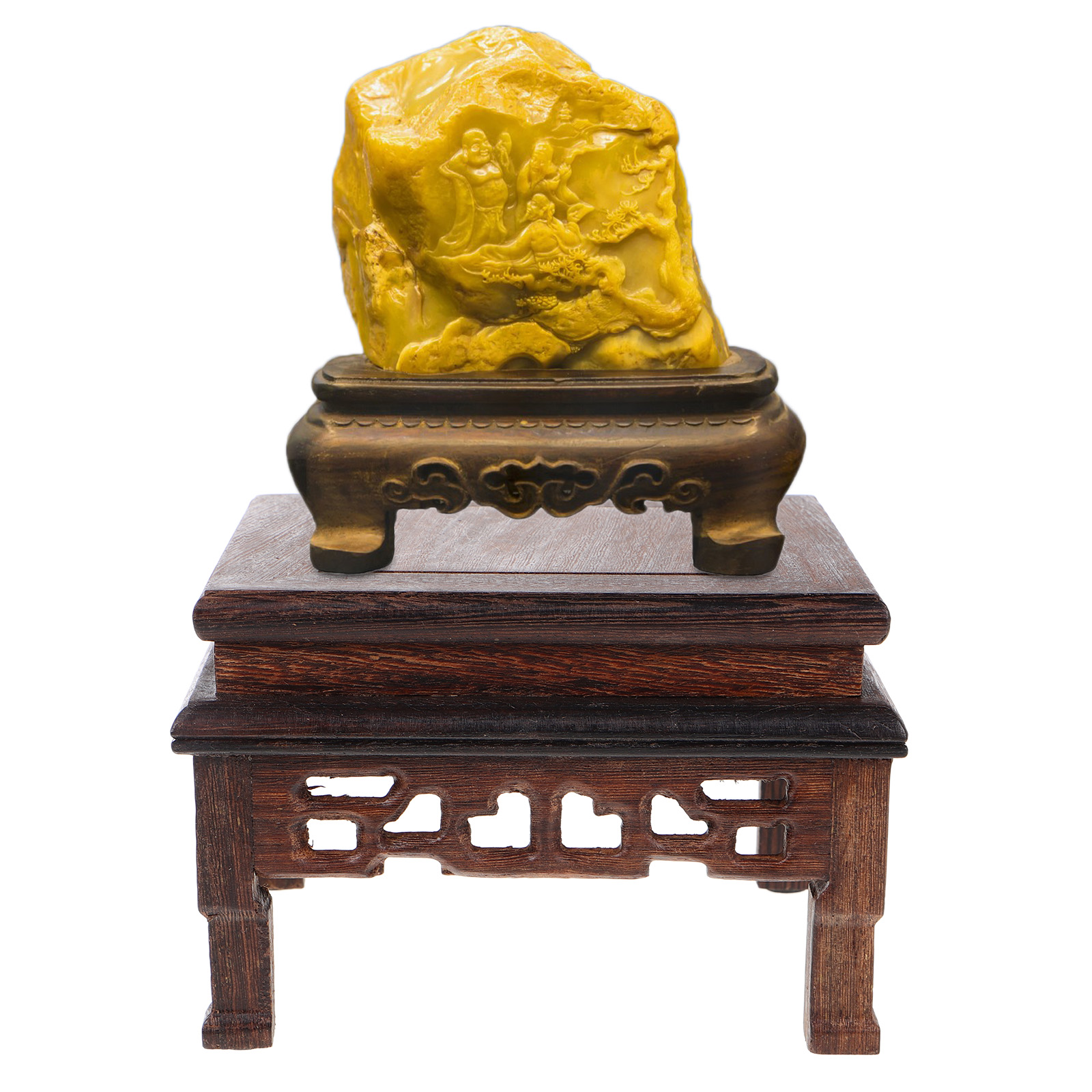 MLINS Wooden Display Stand for Vase Wood Base for Crafts Small Wooden ...