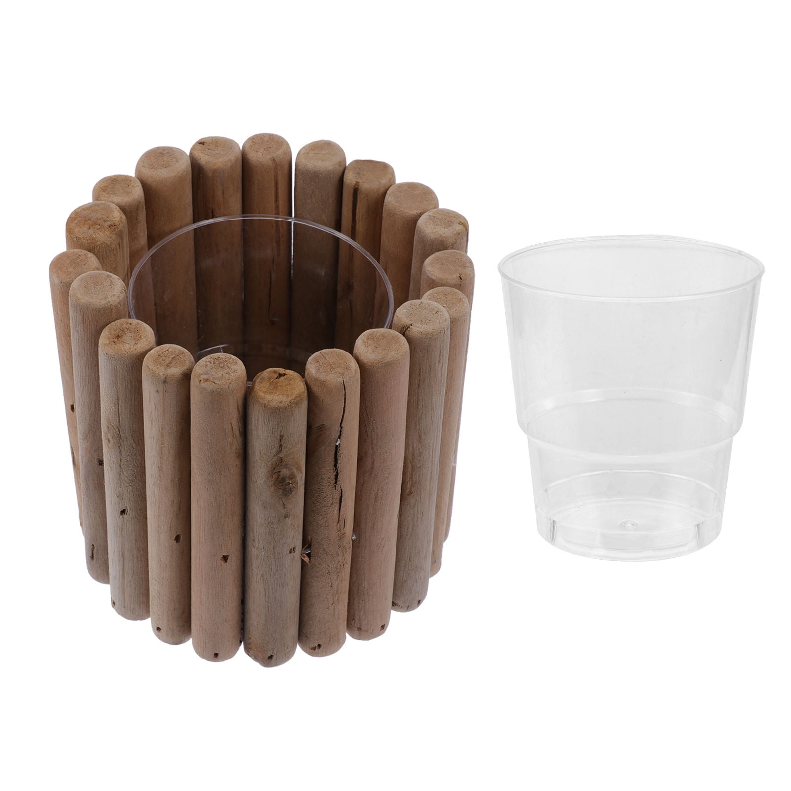 MLINS Wooden Flower Pot Plants Pots Floral Containers Bulb Vessels ...