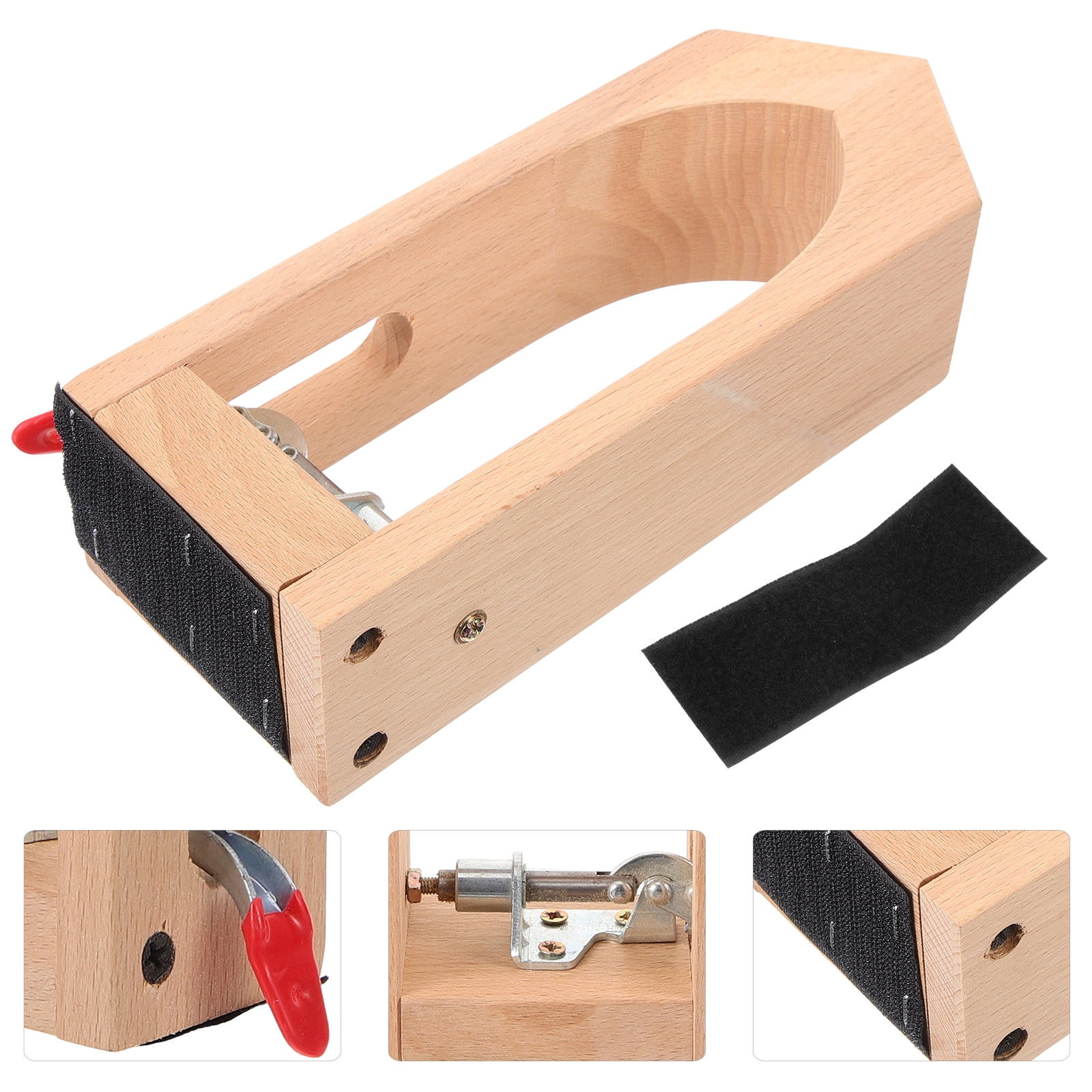 MLINS Wooden Hand Stitched Timber Frame DIY Leather Hand-stitched ...