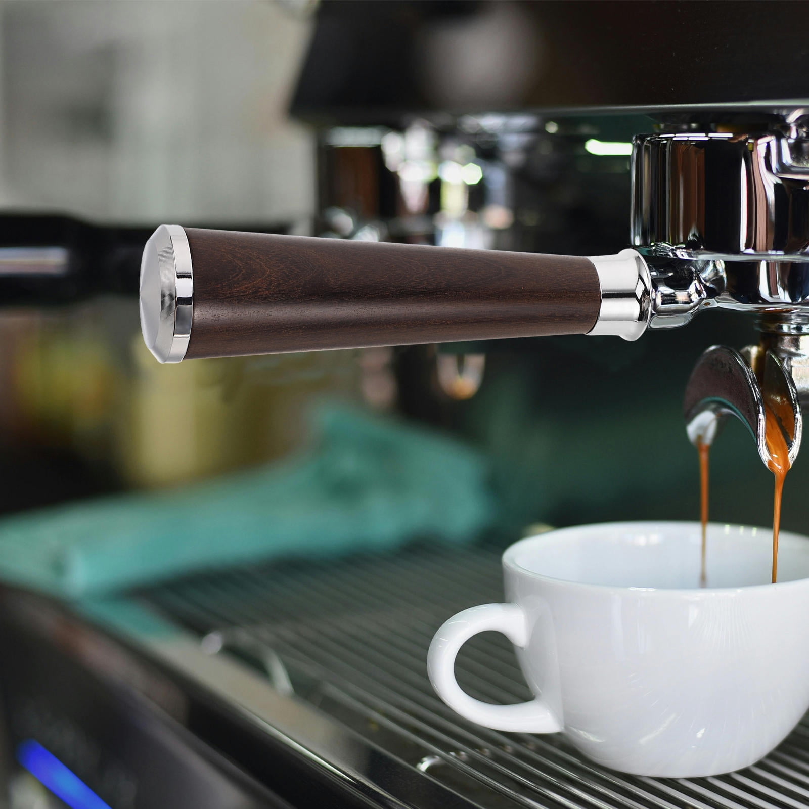 MLINS Wooden Handle for Coffee Portafilter Coffee Machine Part Espresso ...
