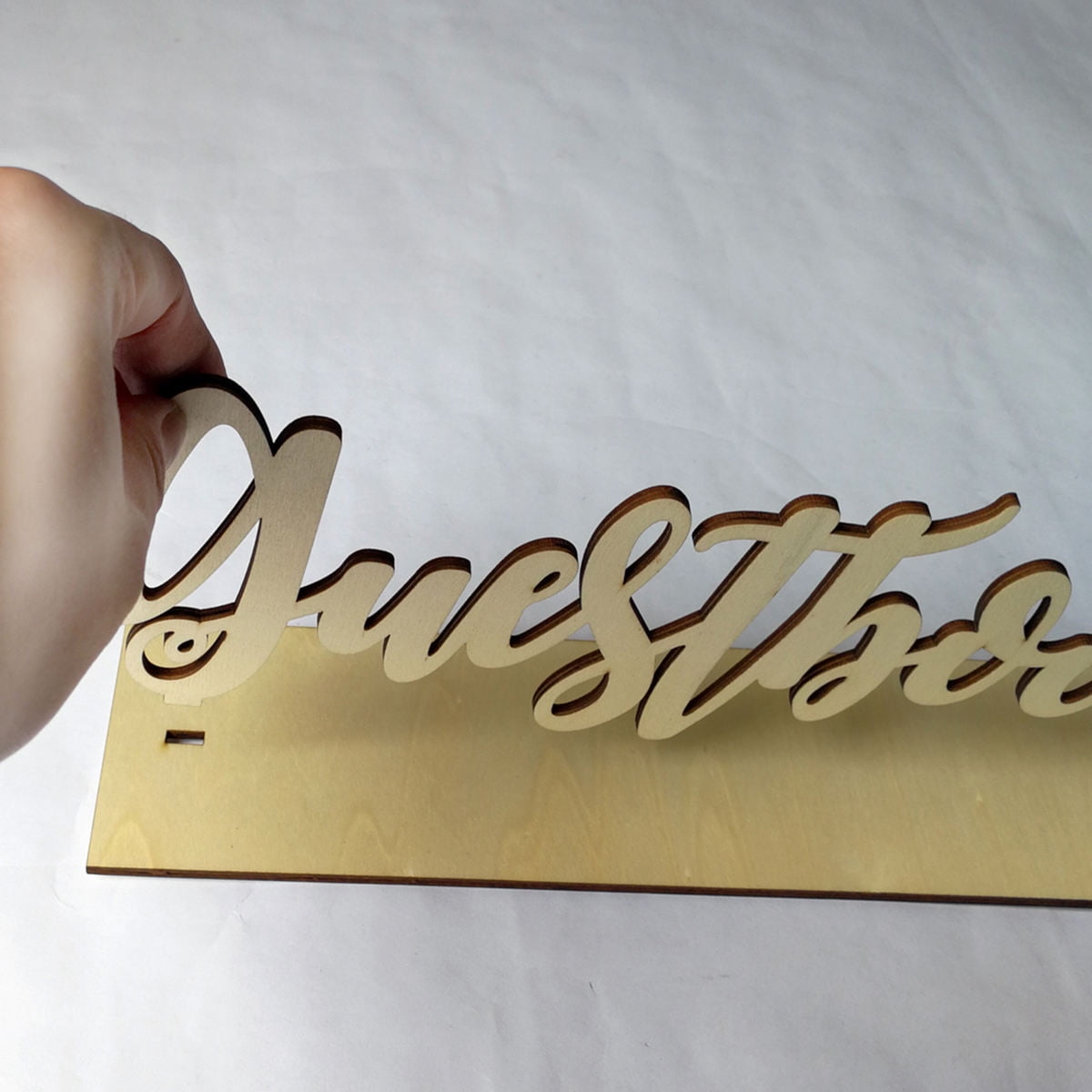 MLINS Wooden Message Board for Leaving Notes Light Yellow Perfect for ...