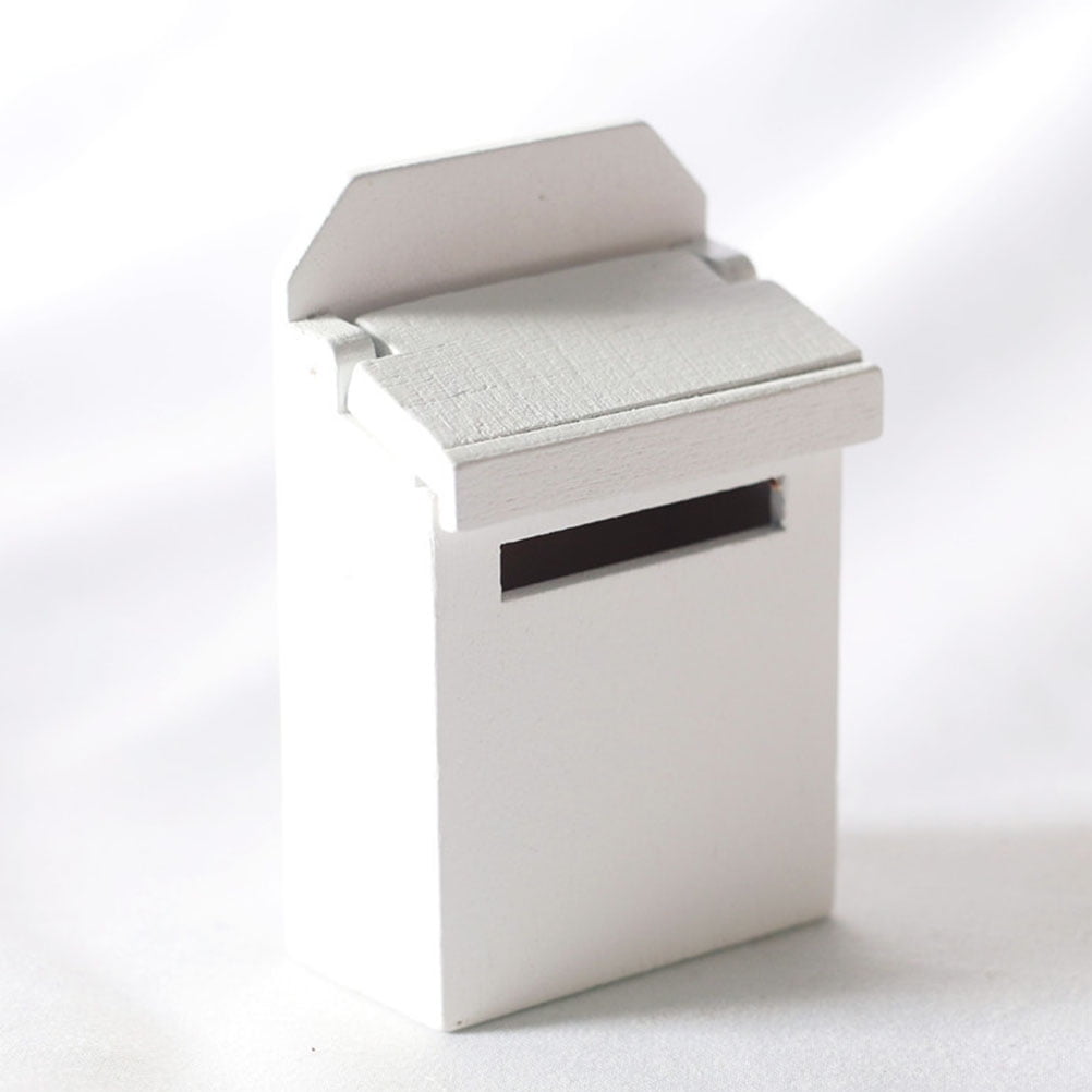 MLINS Wooden Mini Mailbox Adornment House Accessories Letter Child ...