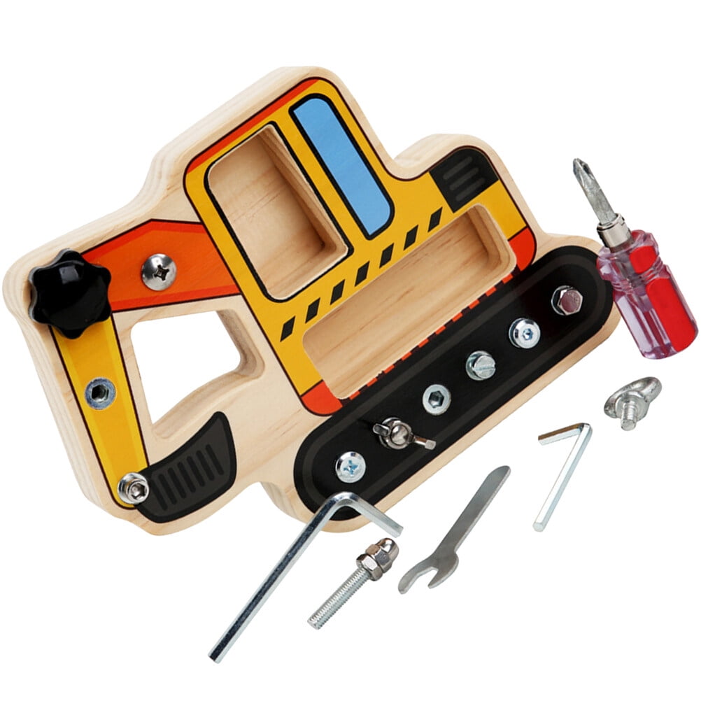 MLINS Wooden Screwdriver Board Interactive Kids Playing Toddlers Toy ...