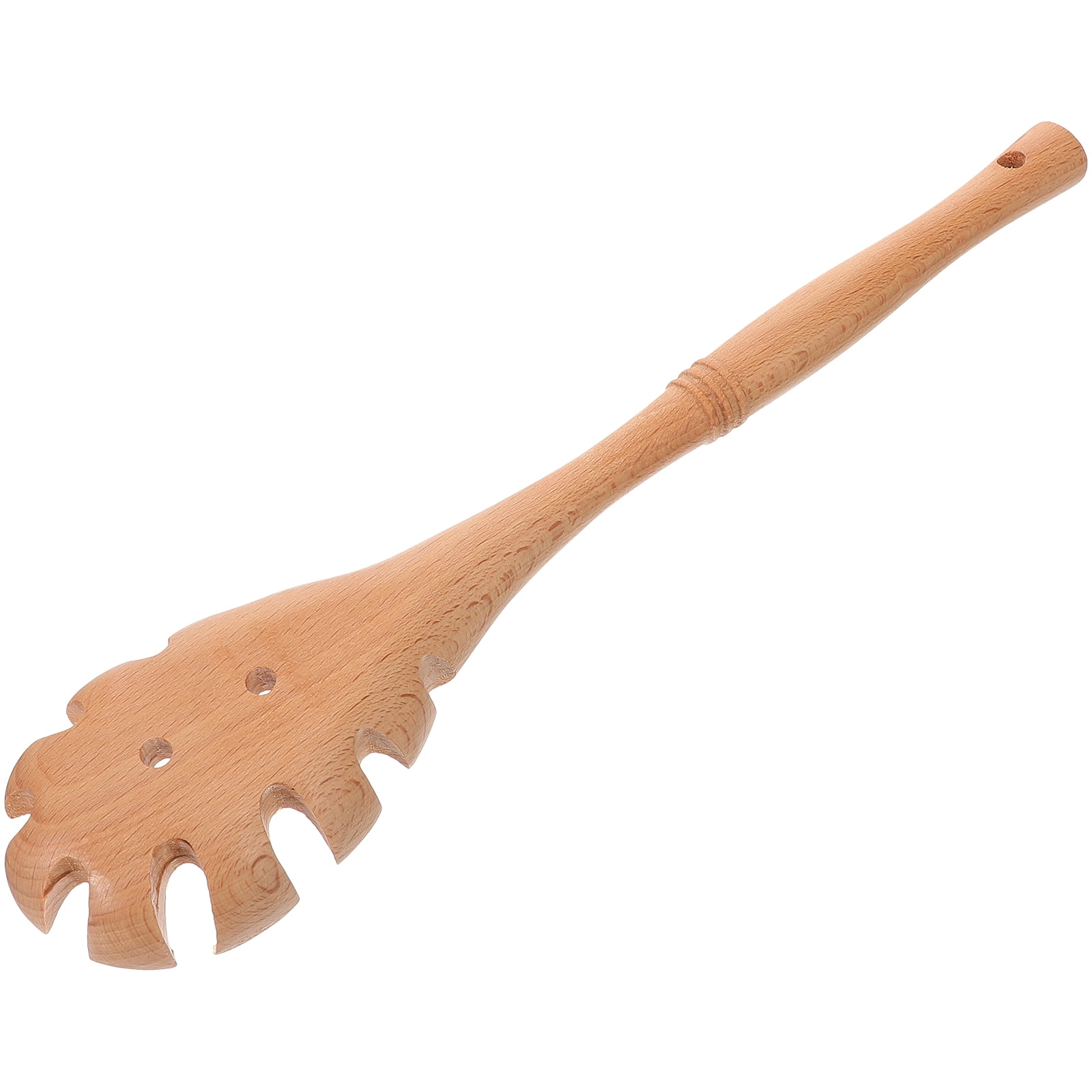 MLINS Wooden Spaghetti Server Spoon Kitchen Noodle Colander ...