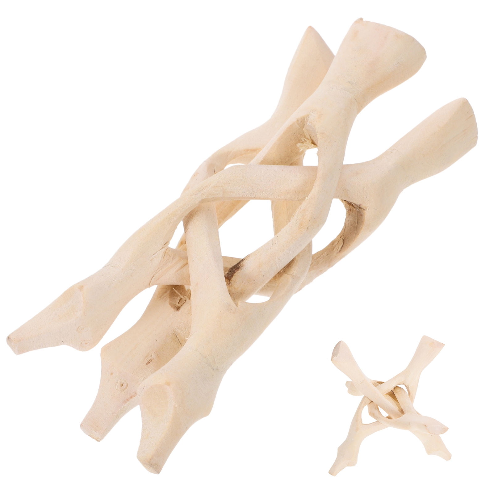 MLINS Wooden Stand Abalone Shell Tripod Stand Wooden Tripod Display ...