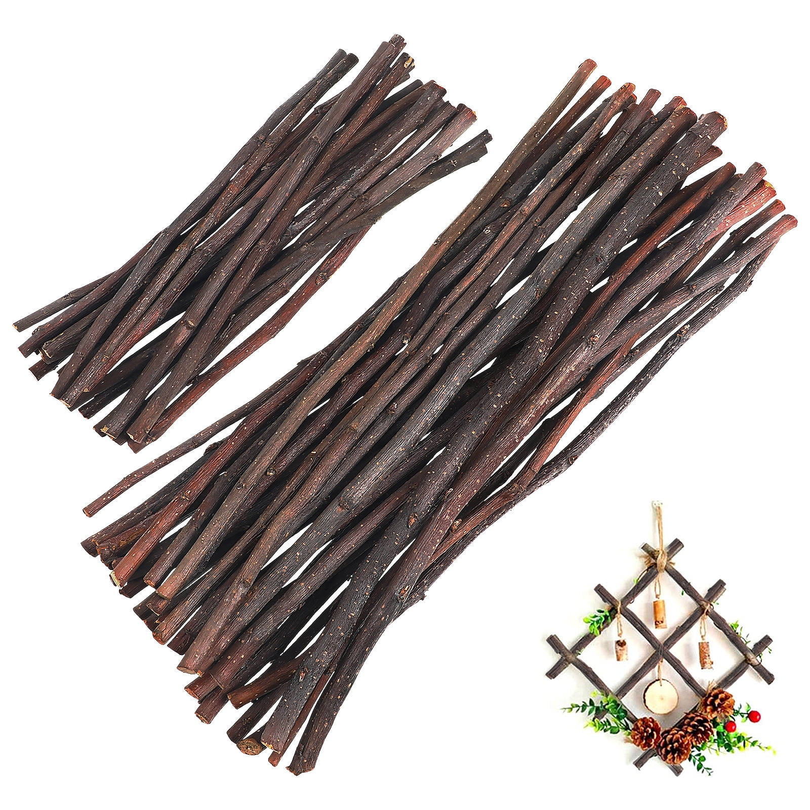 MLINS Wooden Sticks for Crafts Great Versatility Multi Functional DIY ...