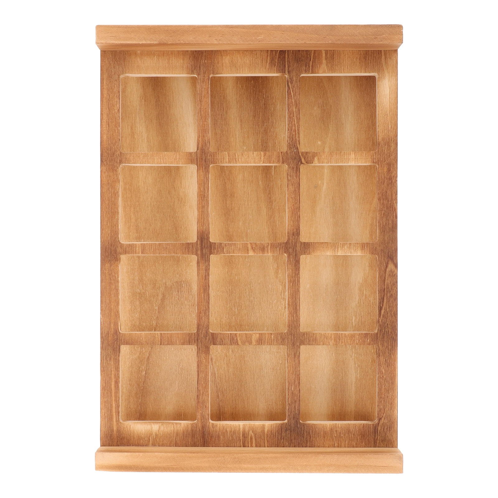 MLINS Wooden Wine Glass Tray Rack Ceiling Racks Cup and Saucer Display ...