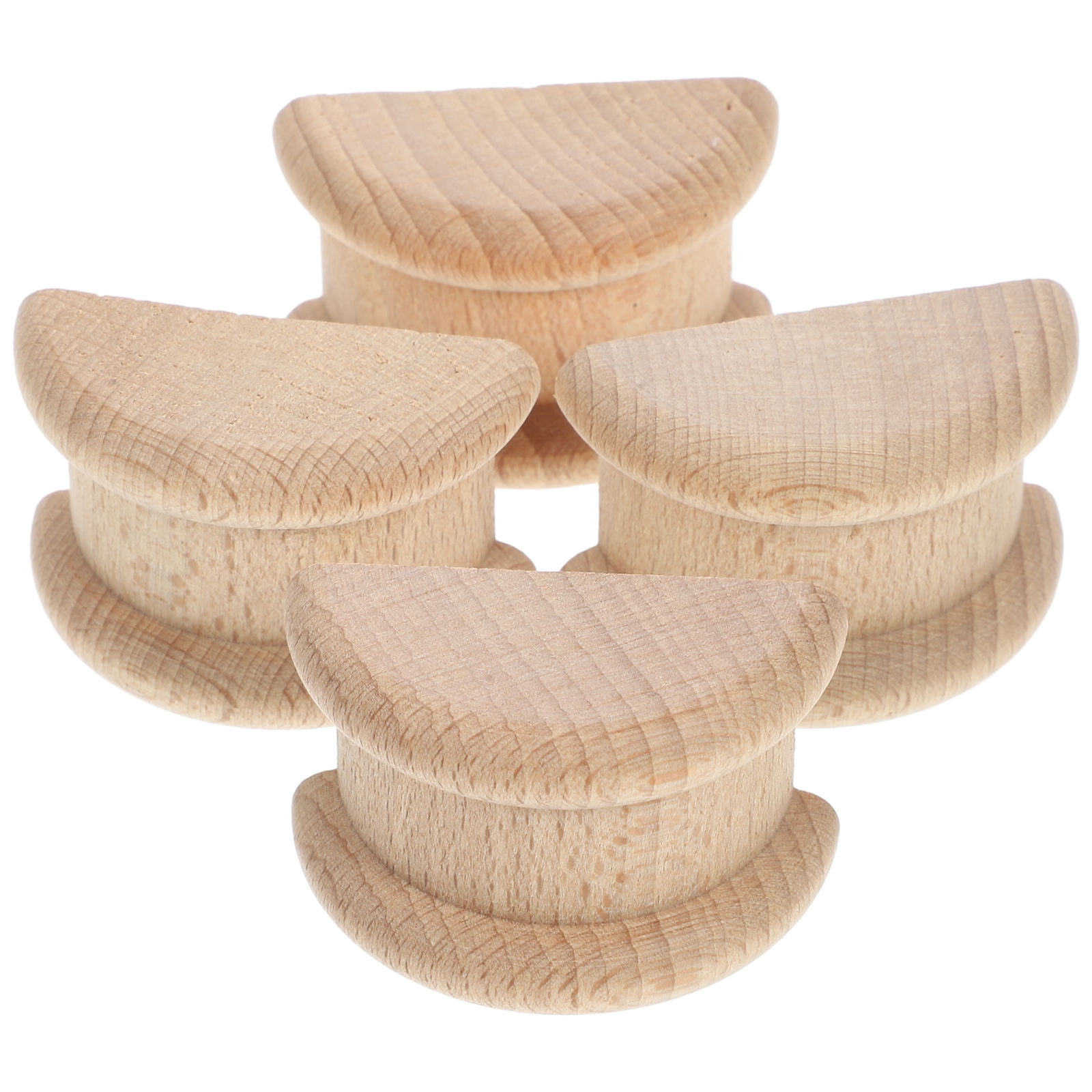 MLINS Worgeous 4pcs Furniture Applique Wood Carved Overlay Applique ...
