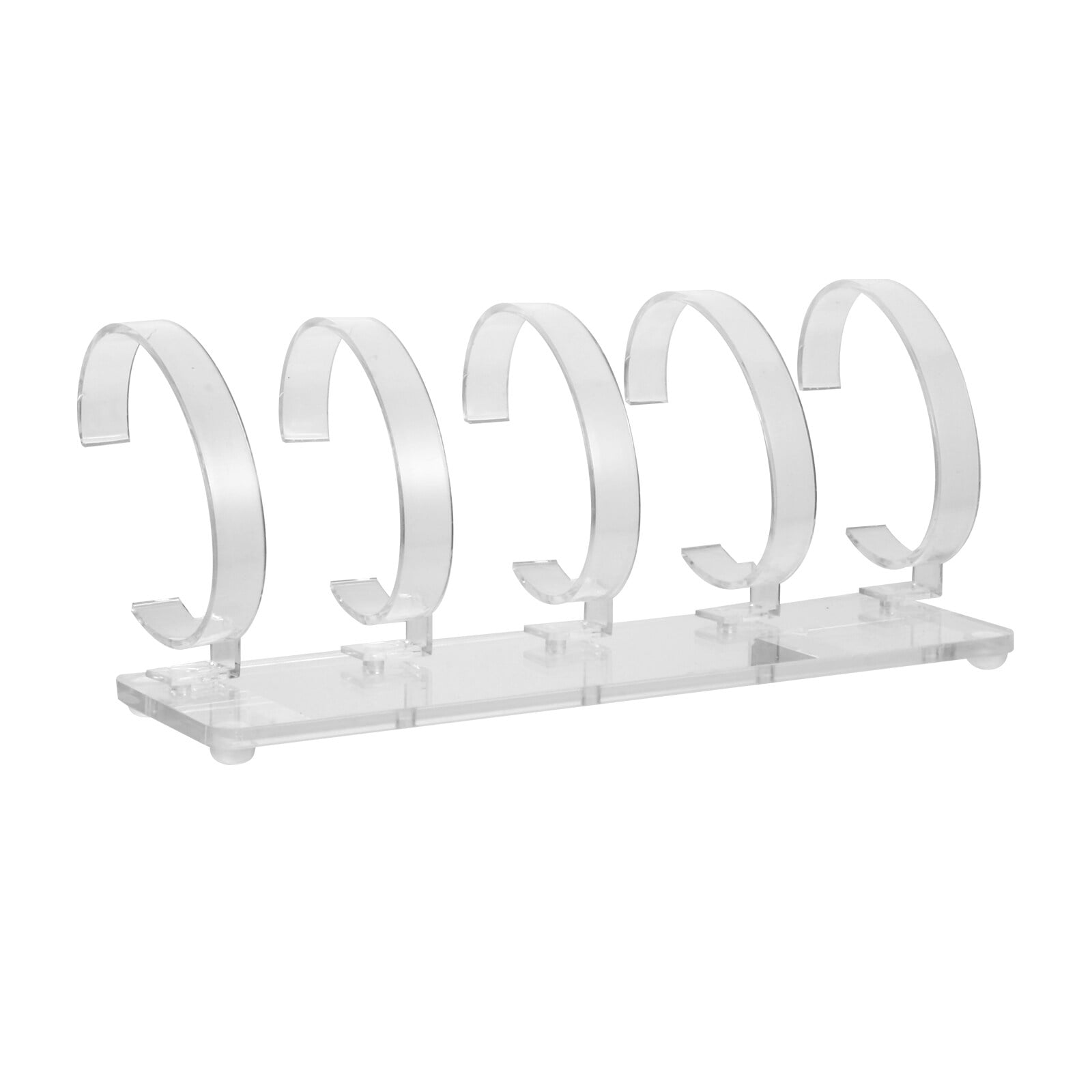 MLINS Wrist Watch Display Stand Clear Plastic Transparent Rack ...