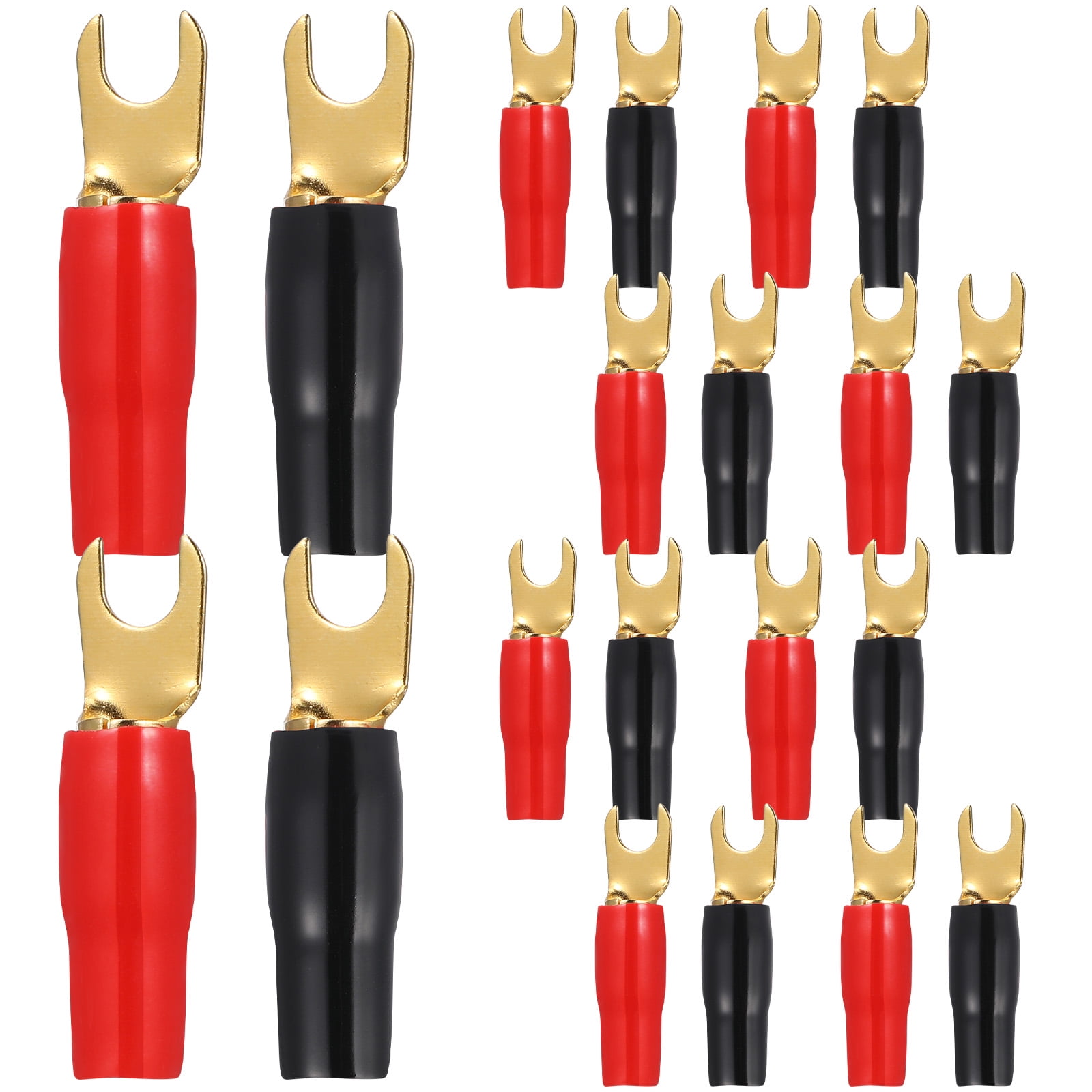 MLINS Y Audio Terminal Block Gold Plated Connectors Barrier Spades ...