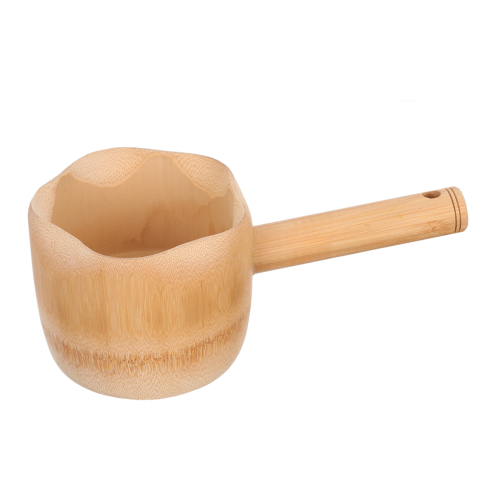 MLINS Yellow BambooInspired Water Scoop with Long Handle for Home Use ...