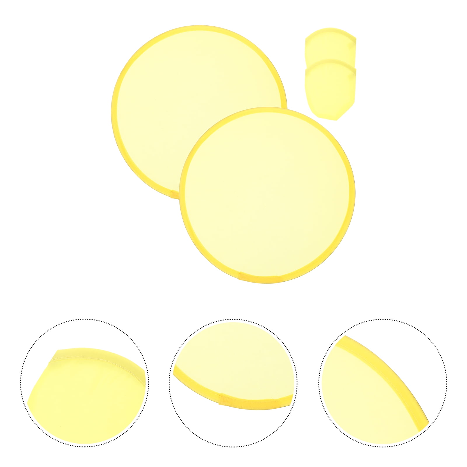 MLINS Yellow Foldable Hand Fan for Daily Life Lightweight Portable ...