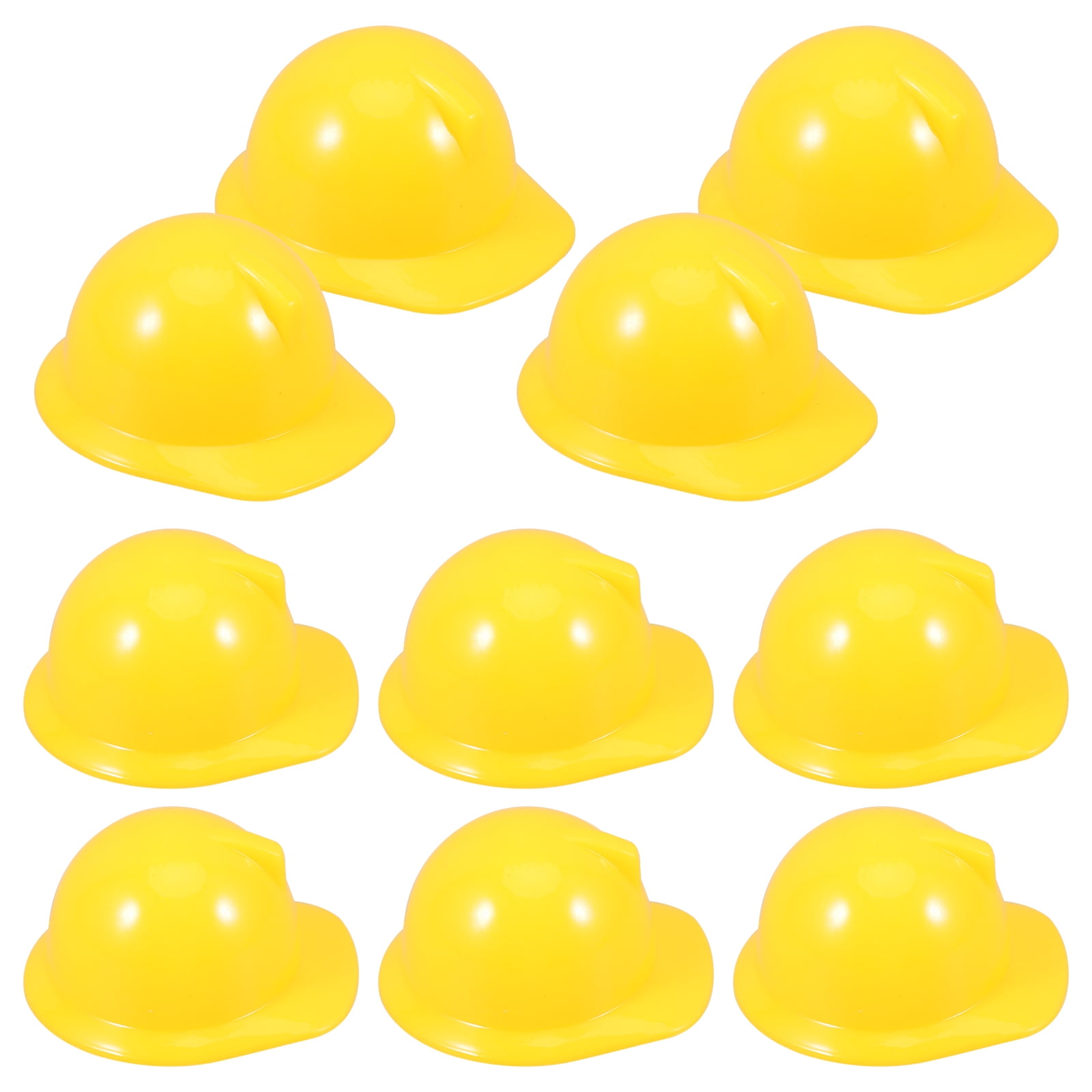 MLINS Yellow Mini Safety Helmet for Decor Made of Plastic Multipurpose ...