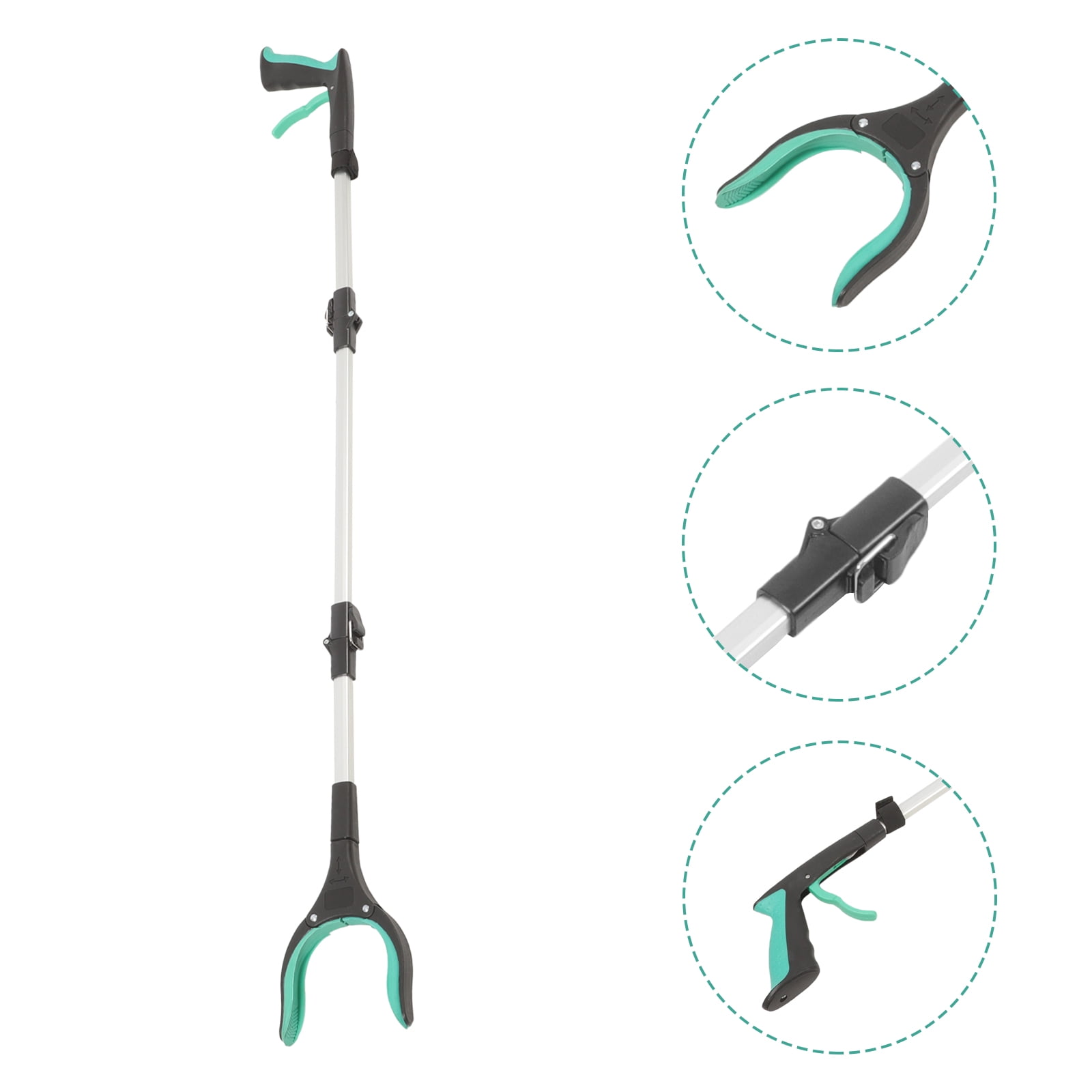 MLINS up Tool Grabber Folding Heavy Duty Long Handled Elder Green ...