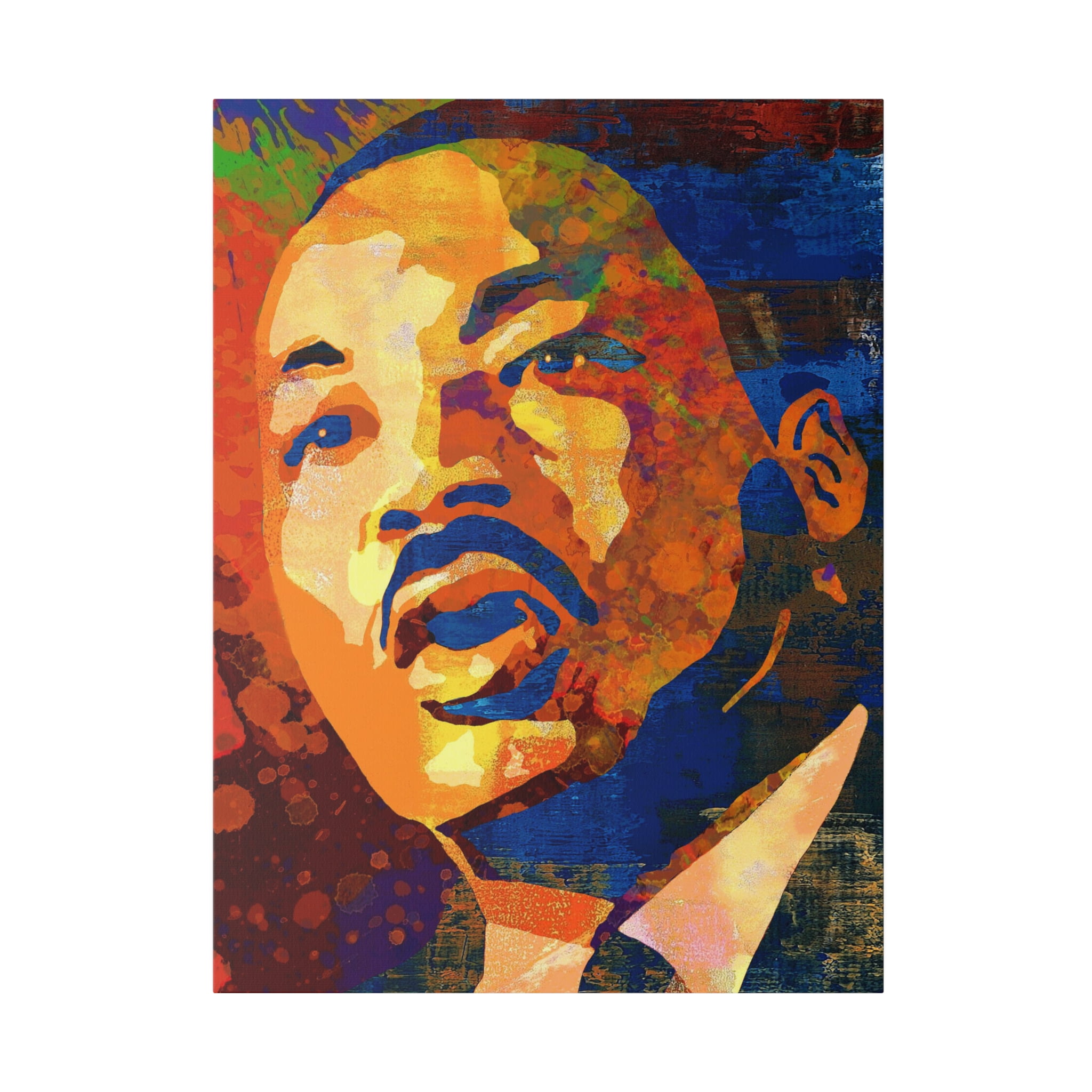 MLK Canvas Wall Art - Pop Art by Stephen Chambers - Walmart.com