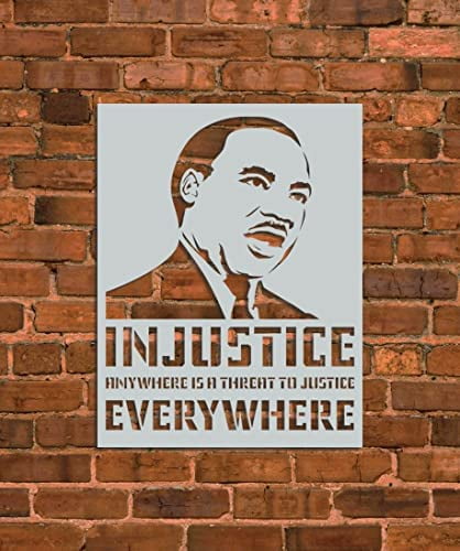 MLK Justice Injustice Stencil Template - Reusable Stencil - INNOVO ...