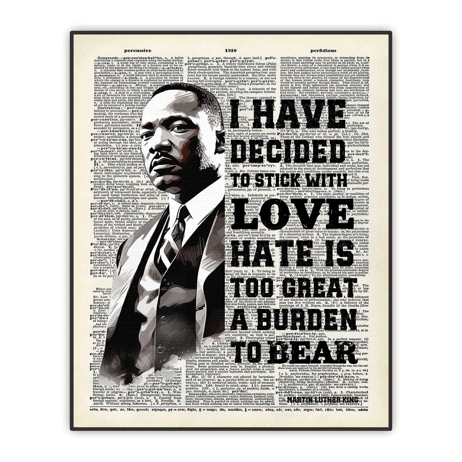 MLK Quote, I have decided to stick with love, Martin Luther King Quote ...