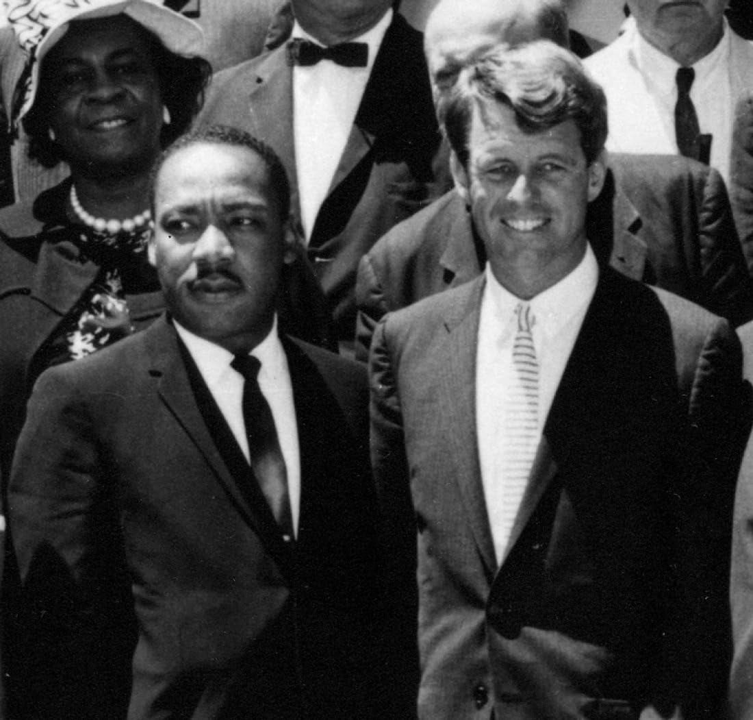 MLK and RFK Dr. King Robert Kennedy Poster Art Photo Great Americans ...