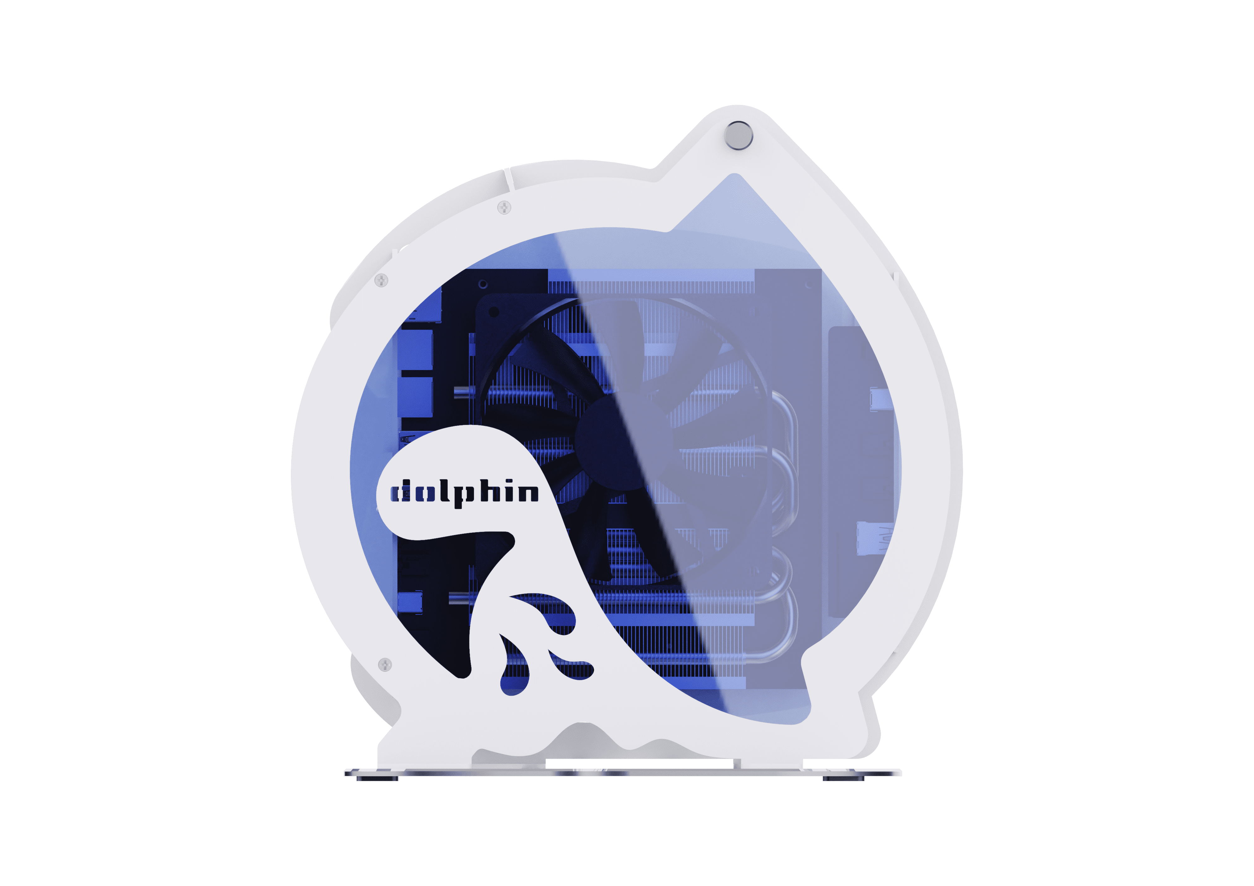 MLOONG Dolphin Gaming PC Desktop AMD Ryzen 7 5800H, Radeon RX 6400 ...