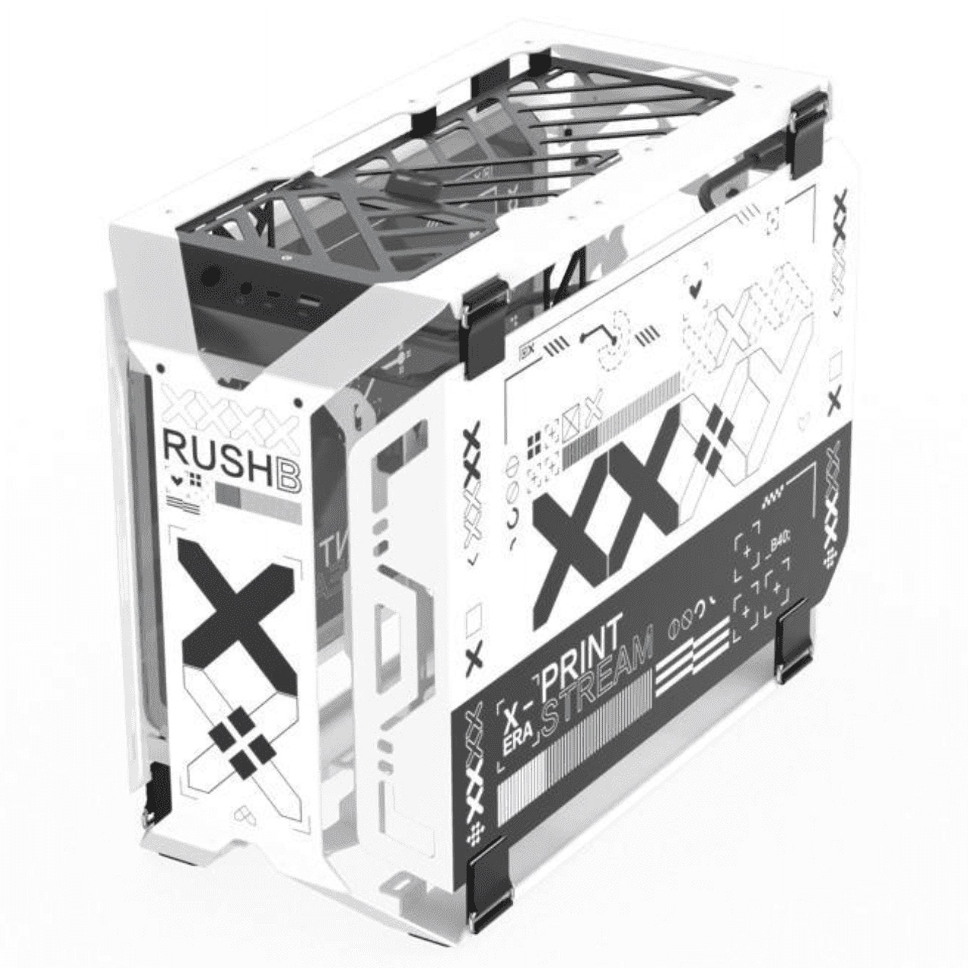 MLOONG MATX Gaming PC Case/Open High Airflow Perforated Computer Cases ...