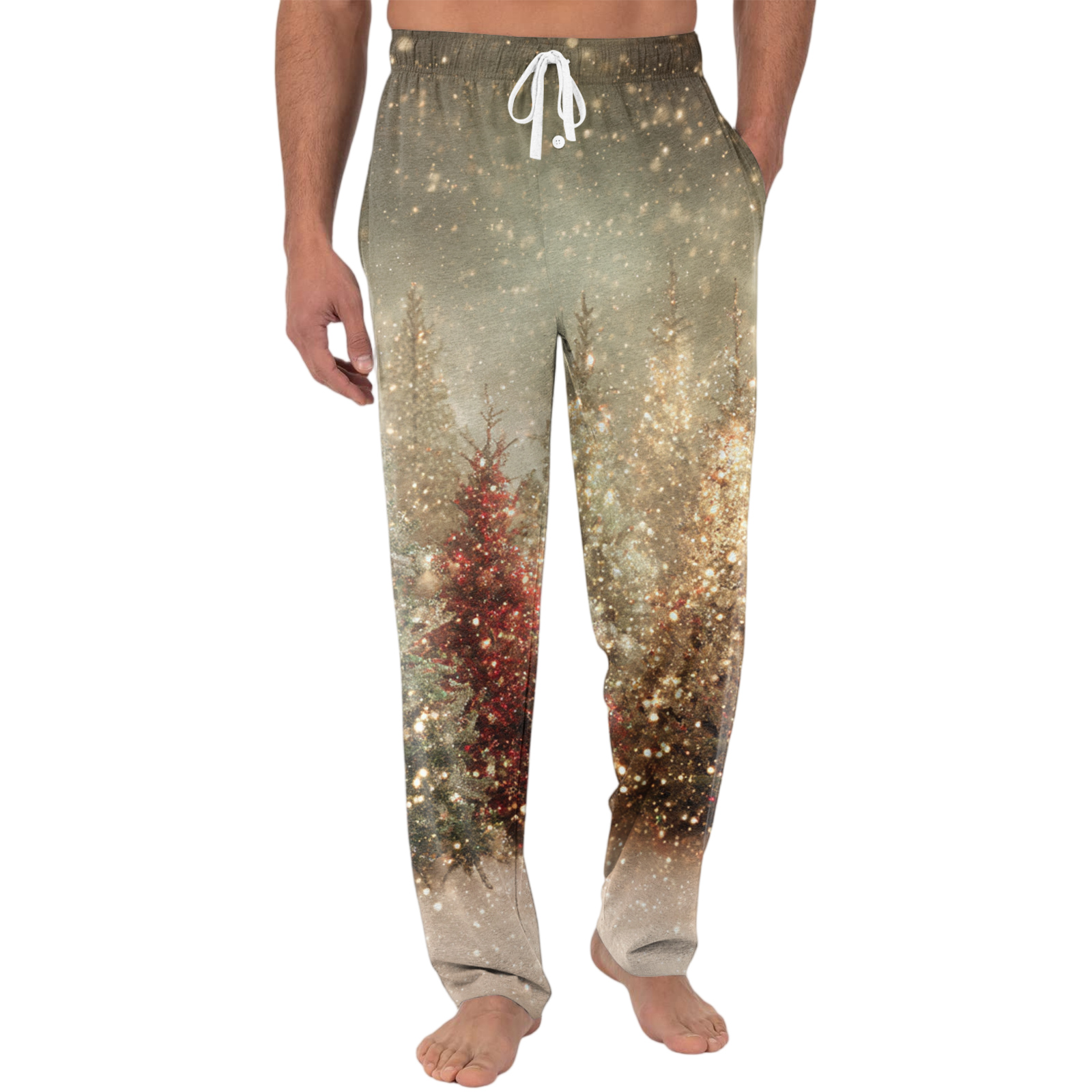 MLQIDK Christmas Pajamas Men Christmas Pj Pants Comfy Cute Pajamas ...