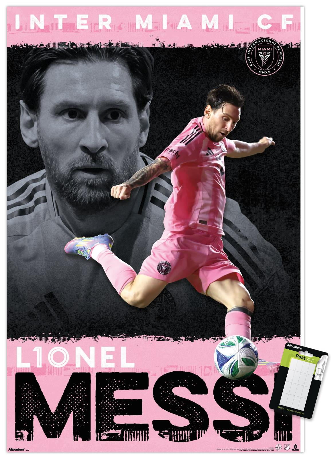 MLS Inter Miami CF - Lionel Messi 25 Wall Poster, 22.375" x 34 ...