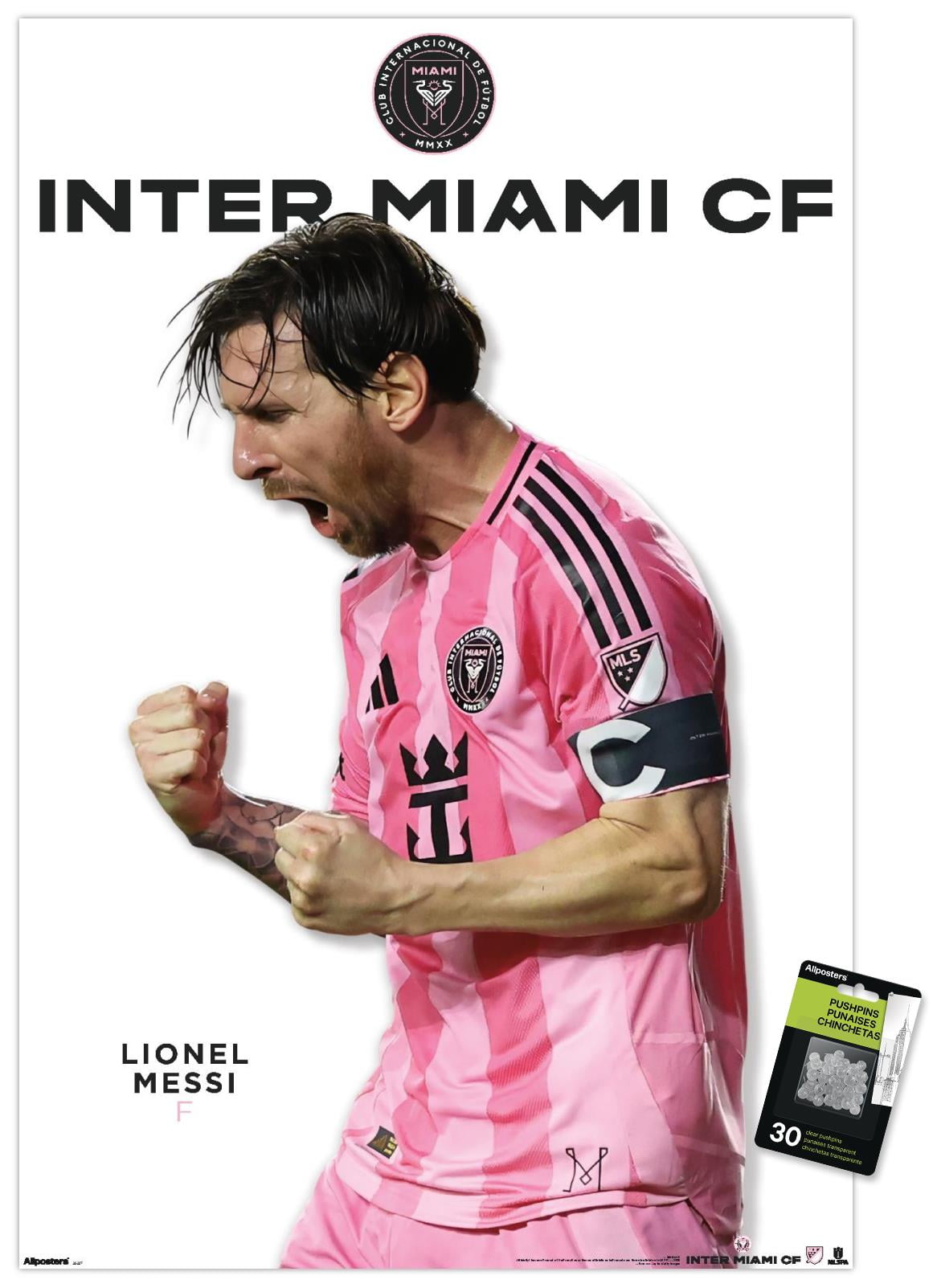 MLS Inter Miami CF - Lionel Messi Feature Series 25 Wall Poster with ...