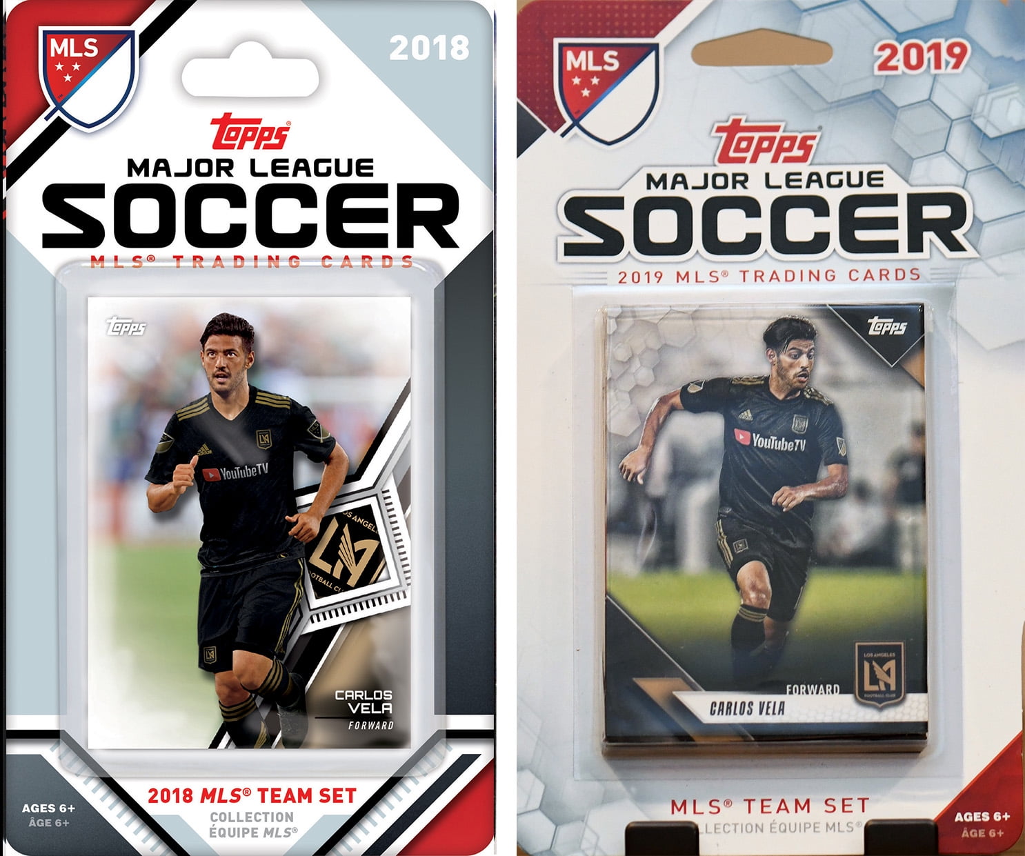 MLS Los Angeles FC 2 Different Licensed Trading Card Team Sets ...