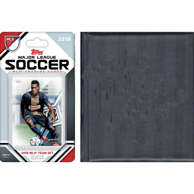 MLS Philadelphia Union Licensed 2018 Topps Team Set and Storage Album ...