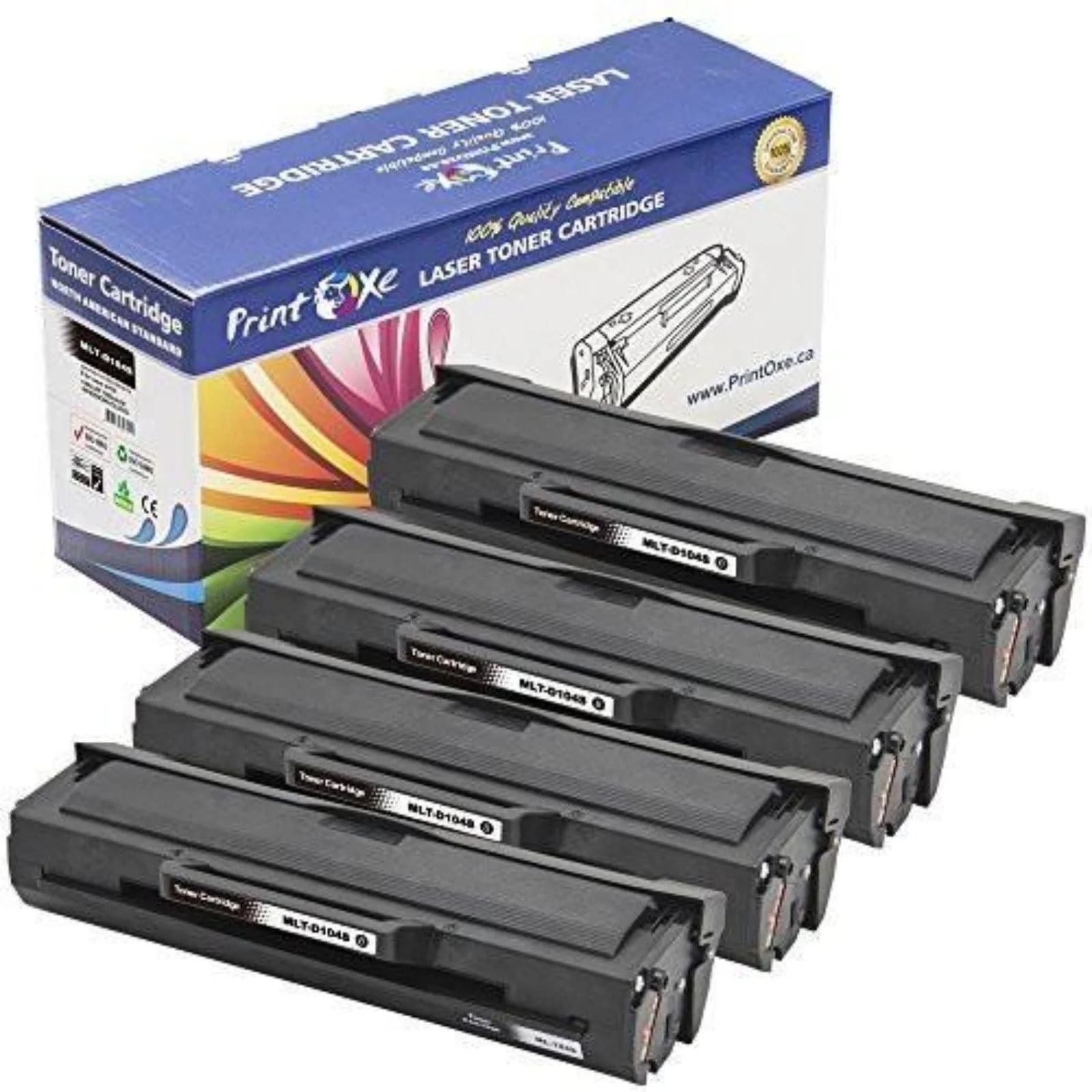 MLT-D104S Compatible 4 Toner Cartridges MLT D104S for Samsung ML 1660 ...