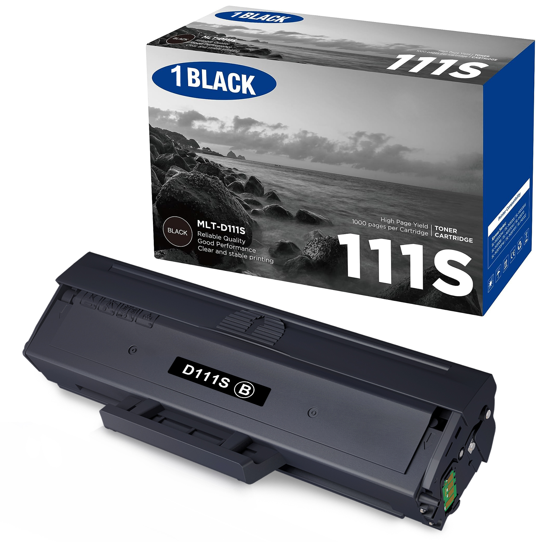 Premium Compatible Toner Cartridge Replacement for Samsung MLT-D111S ...