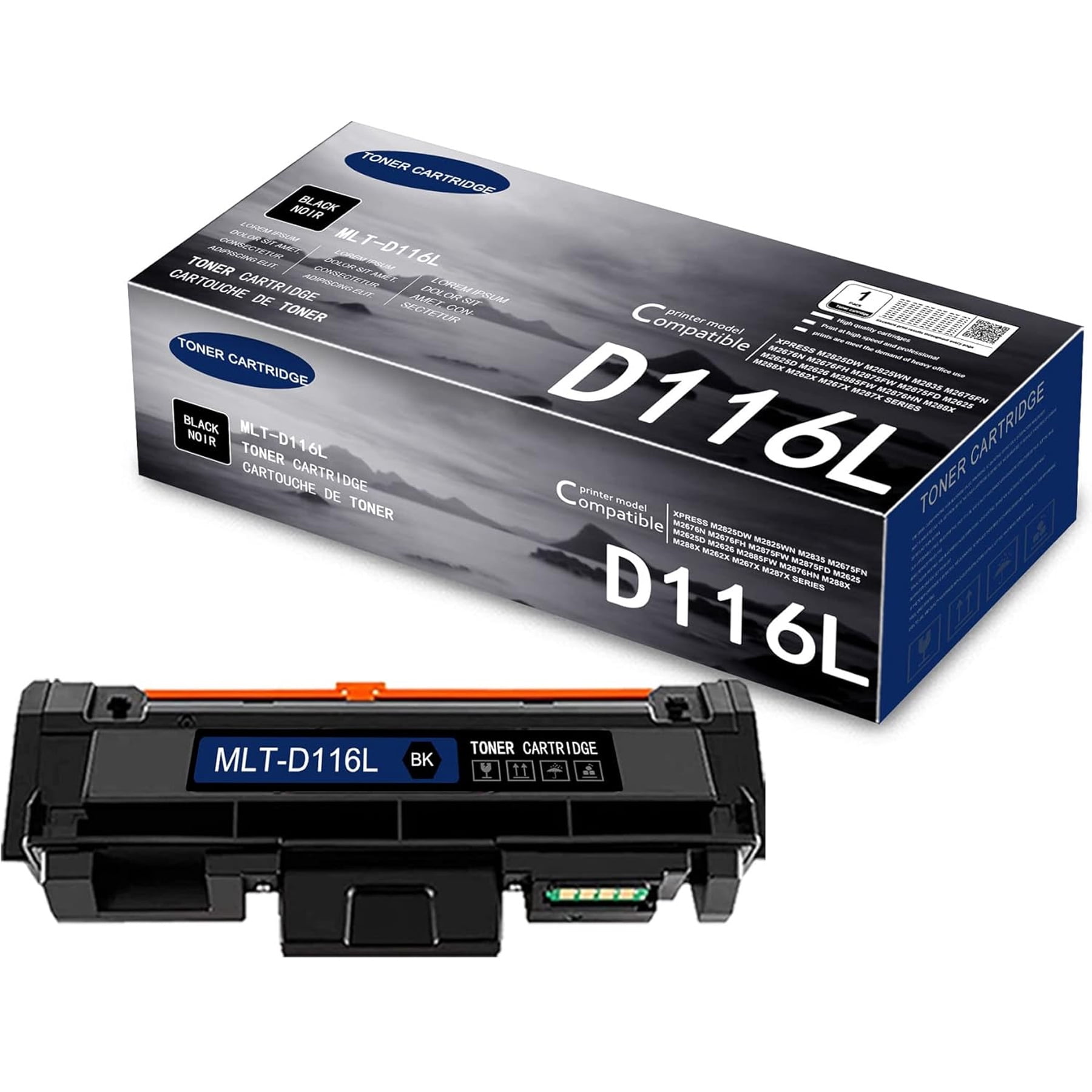MLT-D116L Toner Cartridge Compatible for Samsung 116L MLTD116L D116L ...