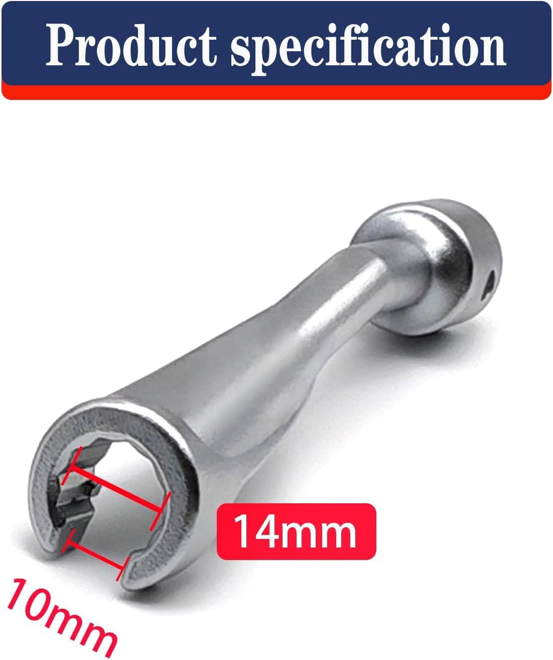 MLWWS-14mm 1/2 inch Dr. Common Rail Injection Fuel Pipe Nut Socket, 12 ...