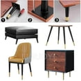 MLWWS-Coffee Table Legs Stool Legs 4-Piece Set Furniture Legs Height ...