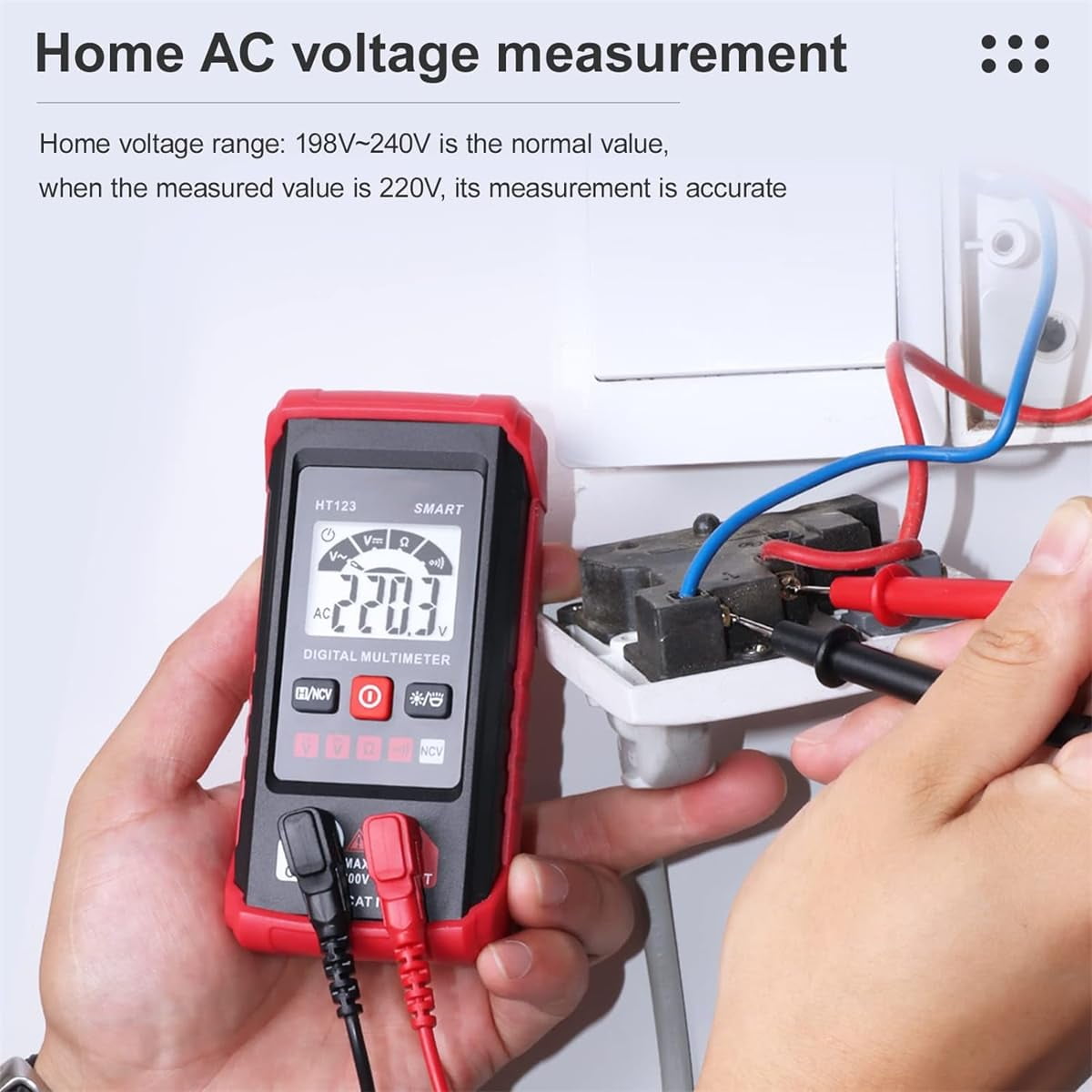 MLWWS-Digital multimeter, 2000 counts, smart measurement, auto-ranging ...