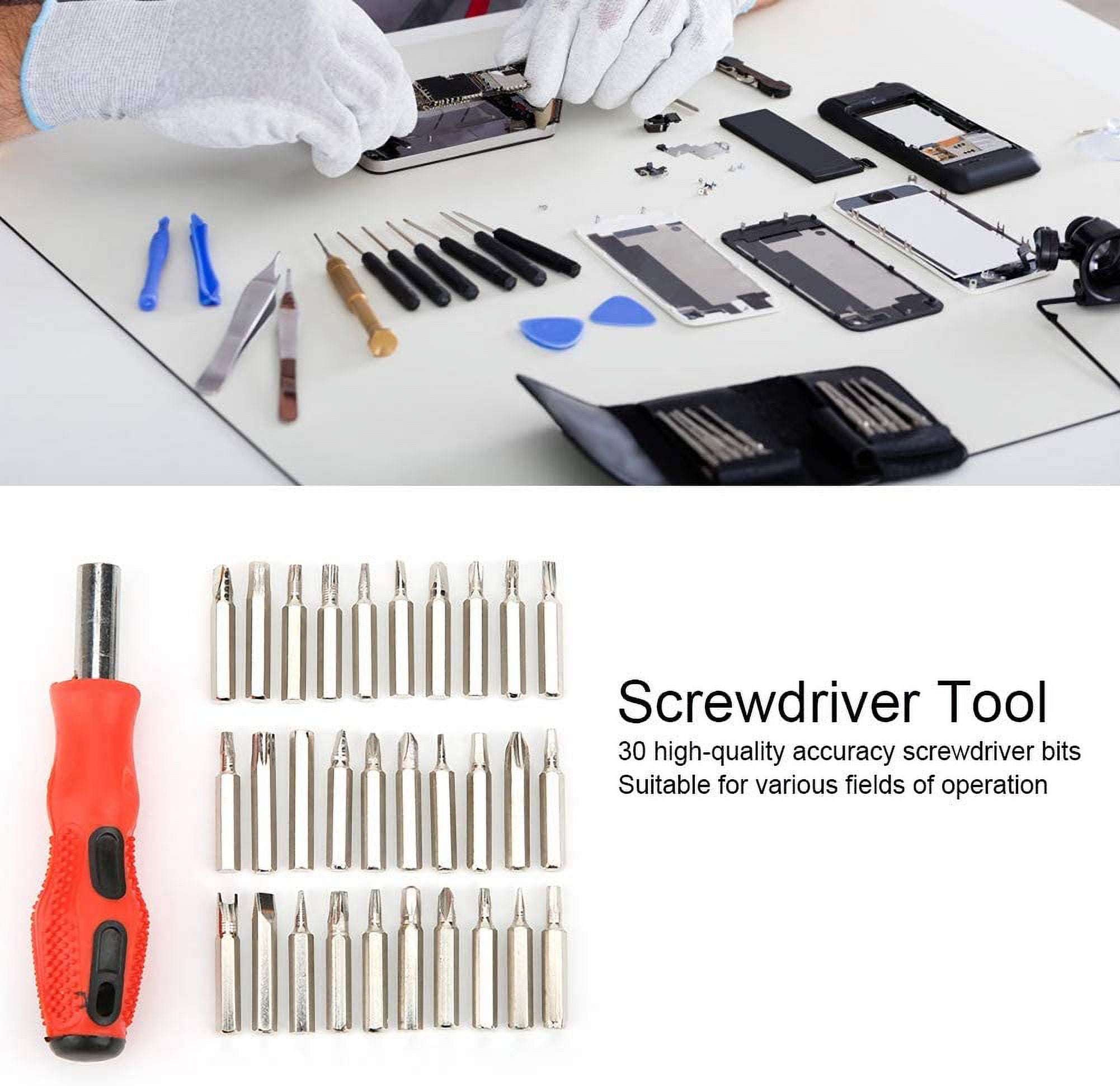 MLWWS-Restokki Screwdriver Kit with 31 Magnetic Bits Set, Portable ...