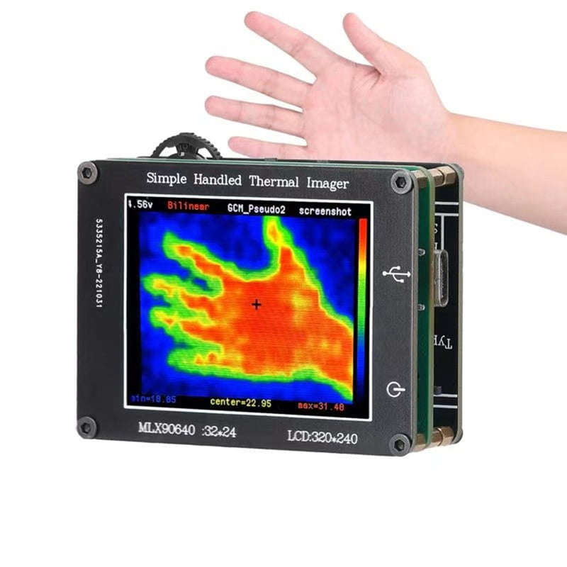 MLX90640 -BAB Thermal Imager Infrared Camera 2in Screen -40 ℃- 300 ...