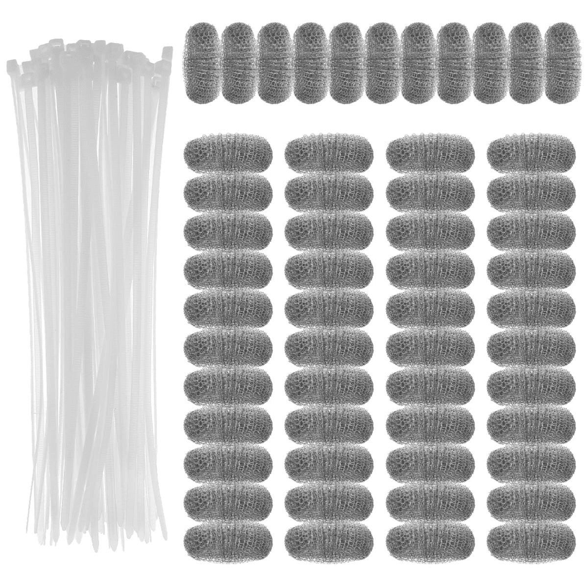 MLfire 50 Pieces Lint Traps Washing Machine Lint Trap Stainless Steel ...