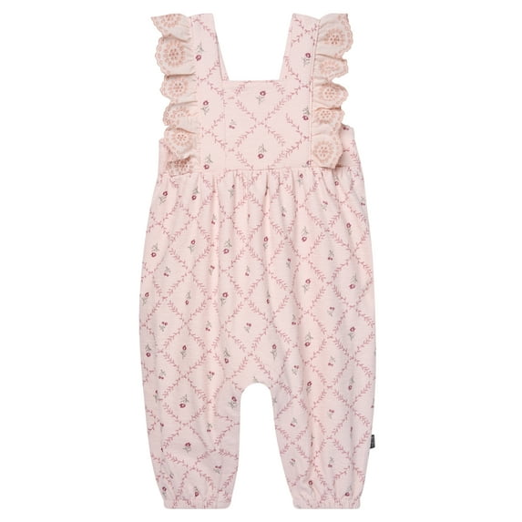 Modern Moments by Gerber baby Girl Long Leg Romper with Ruffle Detail ...