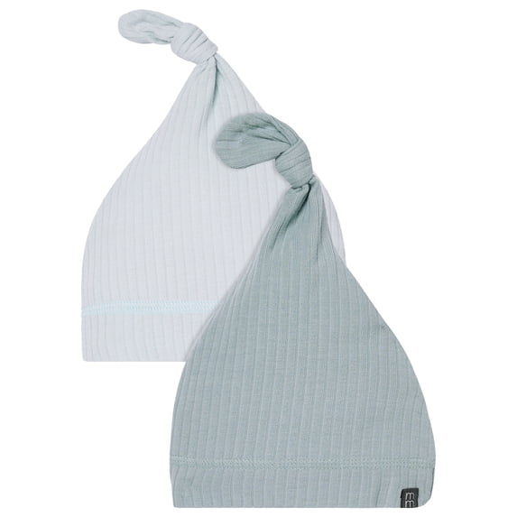 Modern Moments by Gerber Baby Boy Super Soft Viscose Knotted Cap, 2 ...