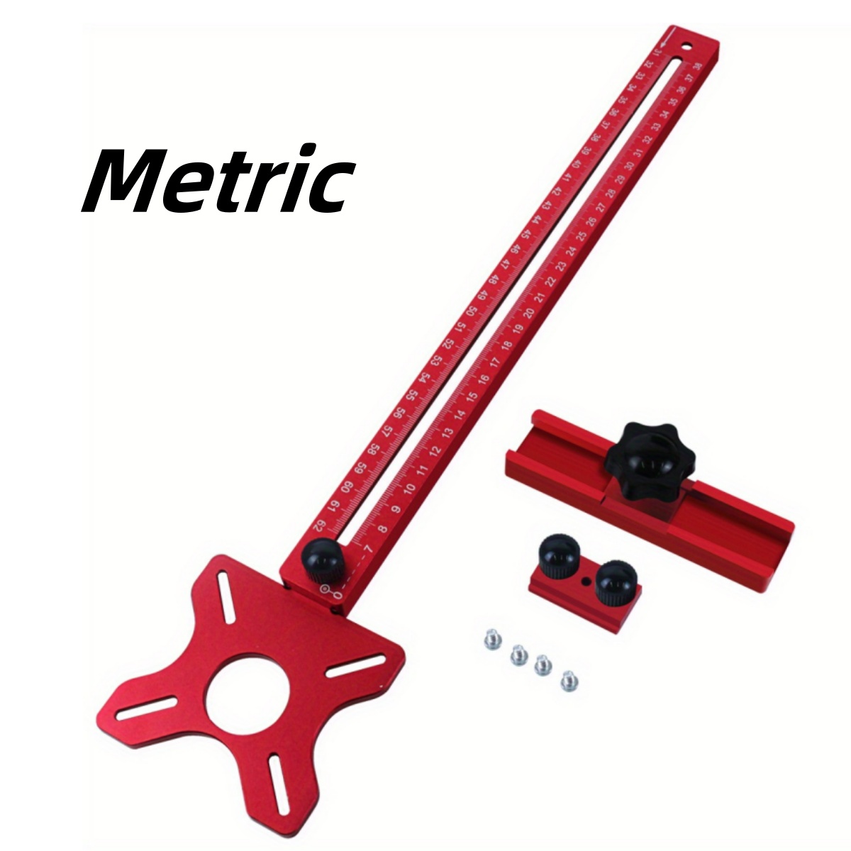 MM/Inch Multifunctional Cabinet Hardware Jig and Router Guide 4 in 1 ...