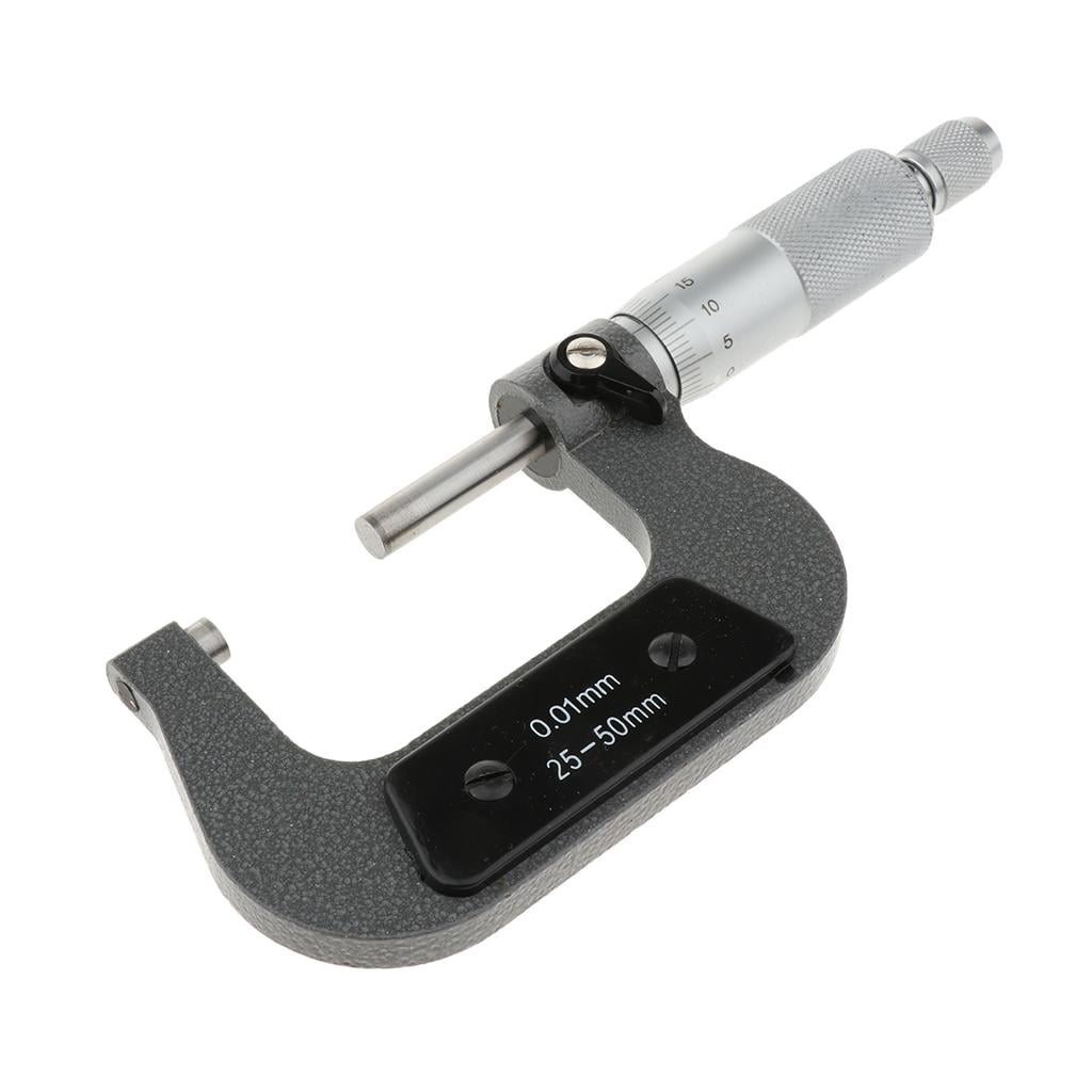 MM Metric Digit Outside , 0.0004" Graduation - 8 Sizes Measuring Range ...