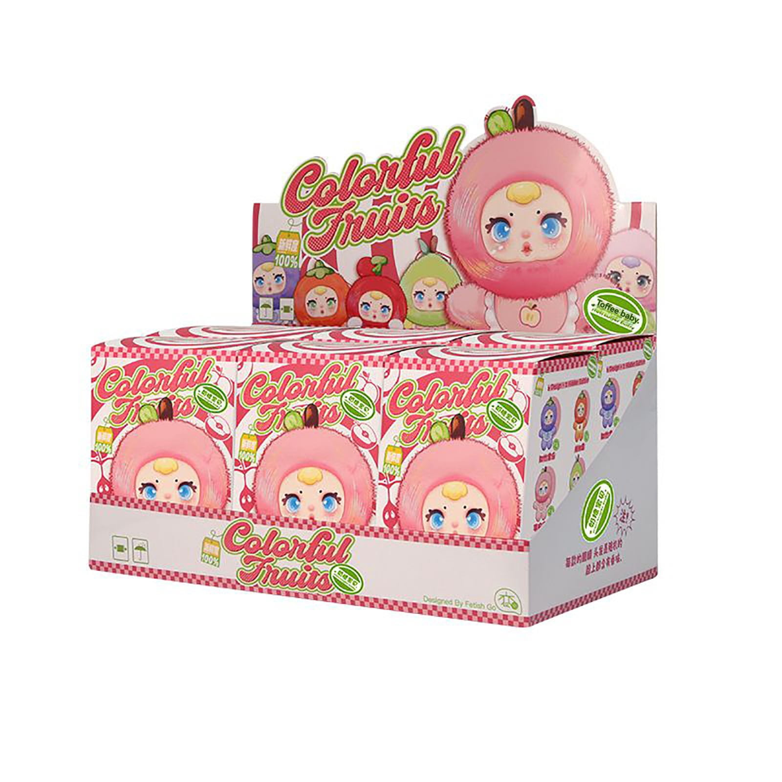 MM Milk Candy Fruit Plush Toy Series Blind Box, Vinyl Plush Blind Box ...