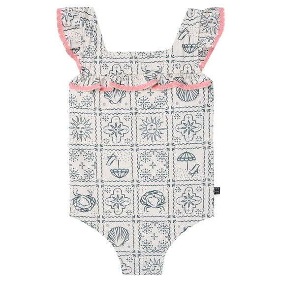 Modern Moments by Gerber Baby and Toddler Girl One-Piece Swimsuit ...