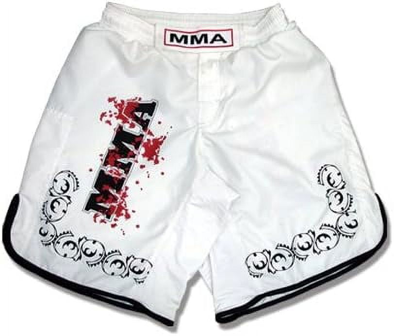 MMA Logo Board Shorts in Soft Fabric White Size S Martial Arts ...
